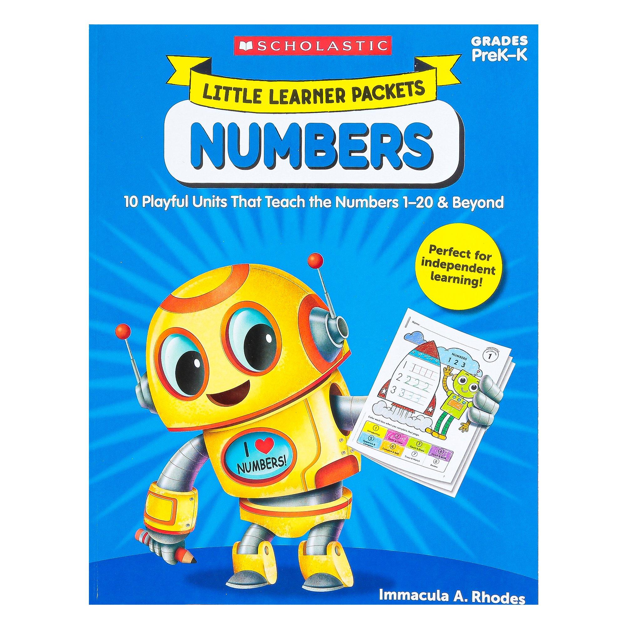 Little Learner Packets: Numbers Activity Book, 96 Pages, Grades PreK-K ...