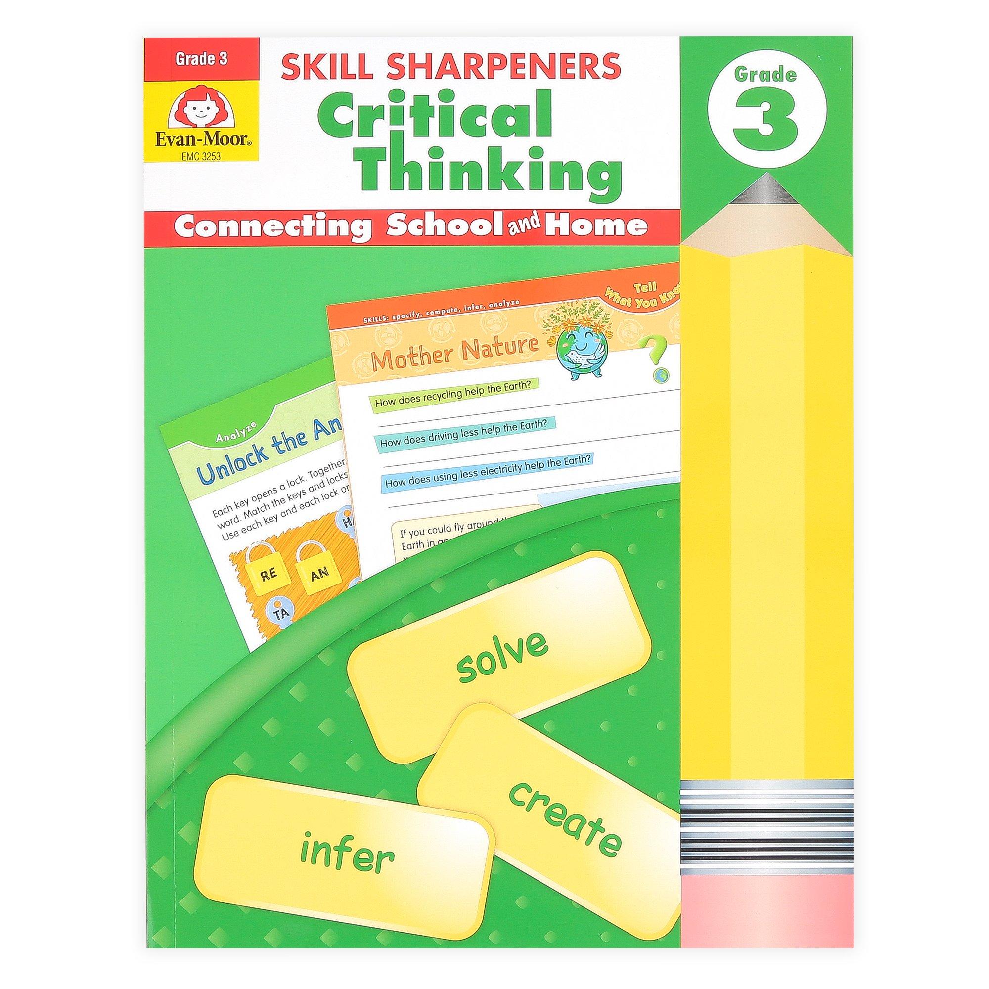 Skill Sharpeners Critical Thinking Grade 3 Activity Book, Grade 3 ...