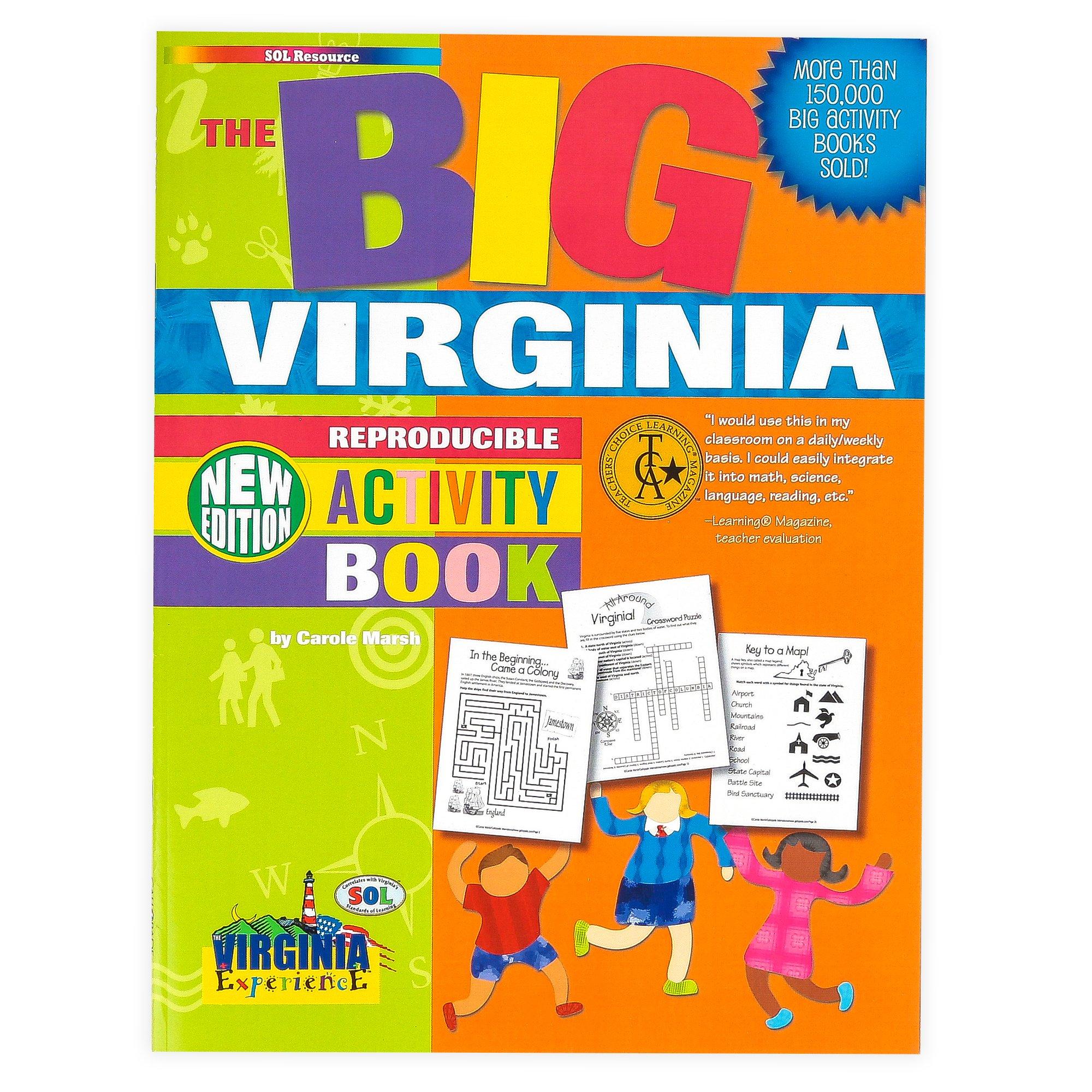 The BIG Virginia Reproducible Activity Book, Grades 2 to 8 | Mardel ...