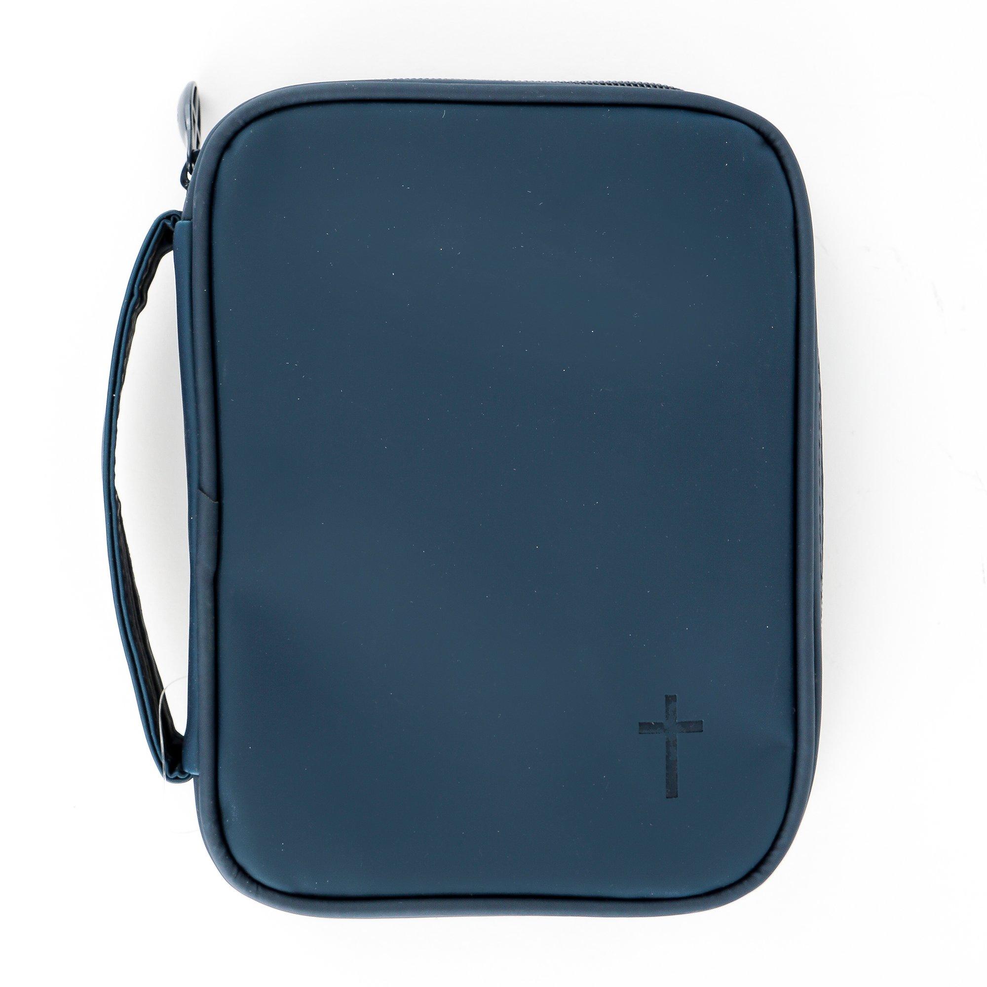Dicksons, Cross Compact Bible Cover, Vinyl, Navy | Mardel | 3891116