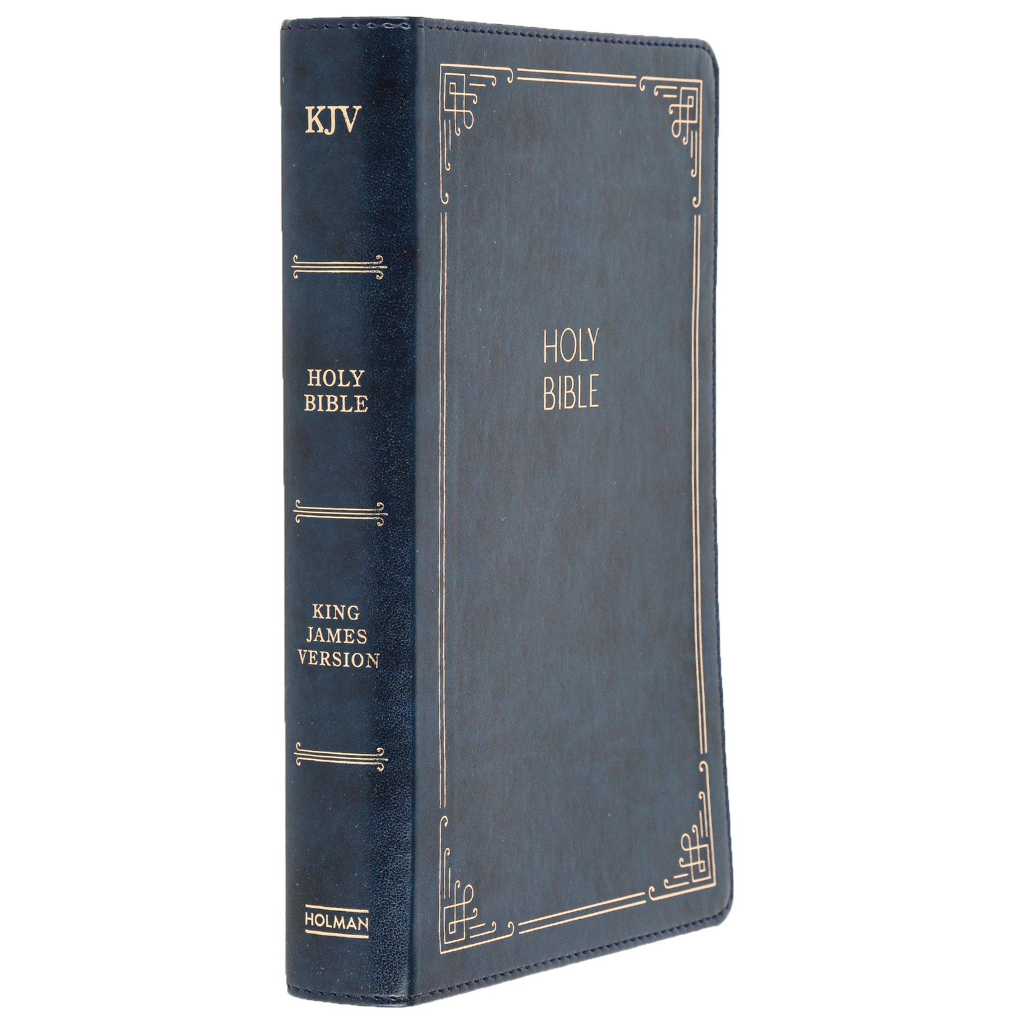 KJV Large Print Personal Size Indexed Reference Bible, Navy | Mardel ...