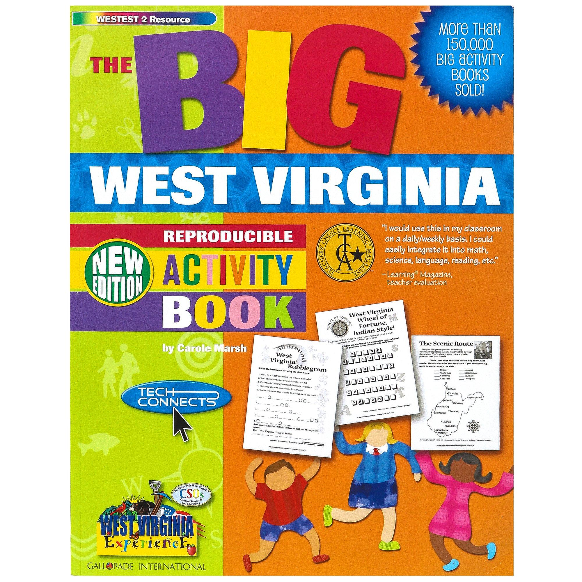 The BIG West Virginia Reproducible Activity Book, Grades 2-8 | Mardel ...