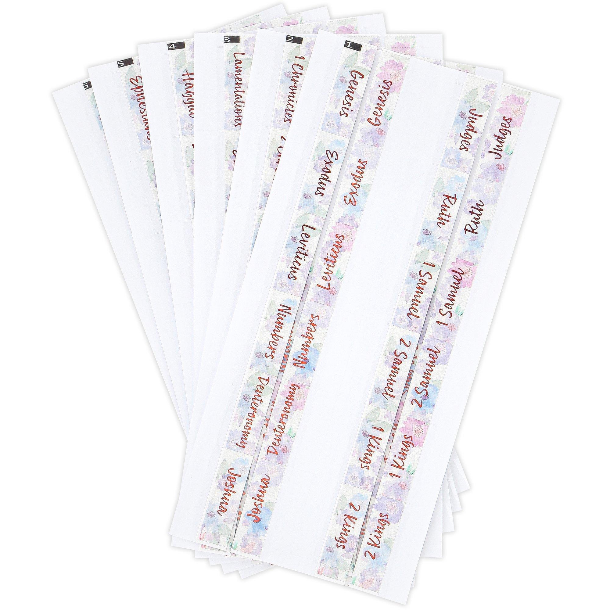 Soft Floral Bible Tabs, 72 Tabs | Mardel | 3911237