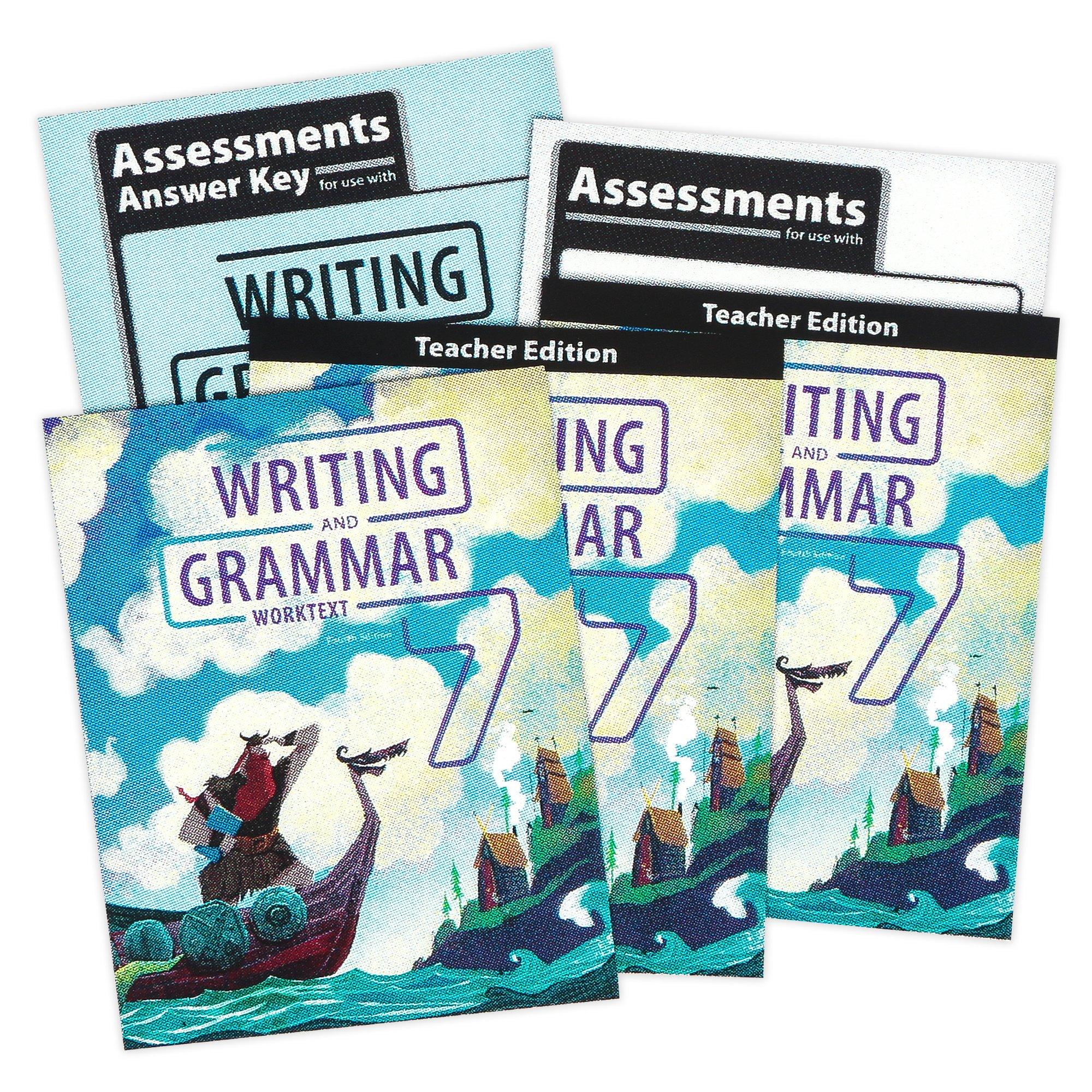 BJU Press Writing and Grammar 7 Complete Subject Kit 4th Ed., Grade 7 ...