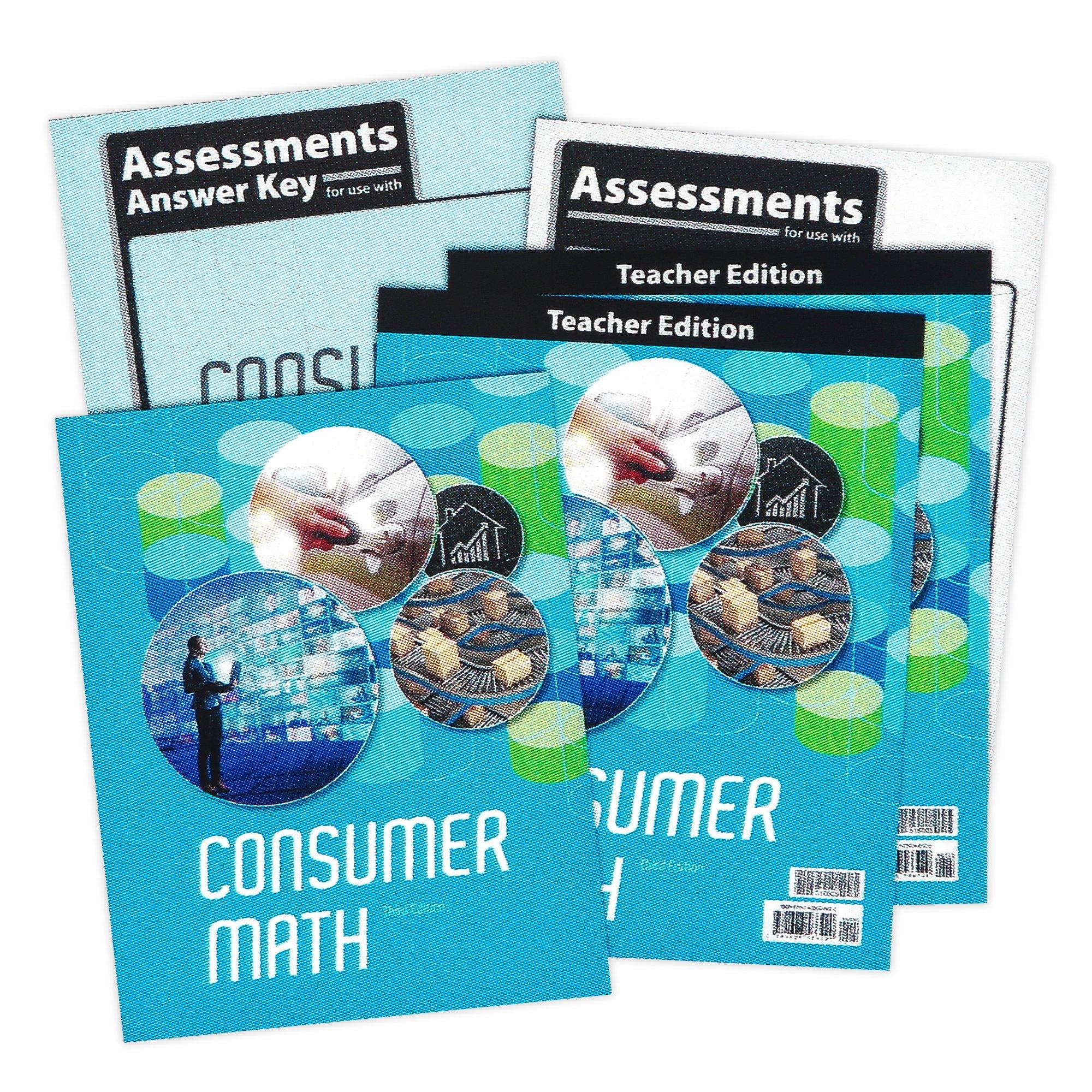 BJU Press Consumer Math Complete Subject Kit 3rd Edition, Grades 11-12 ...