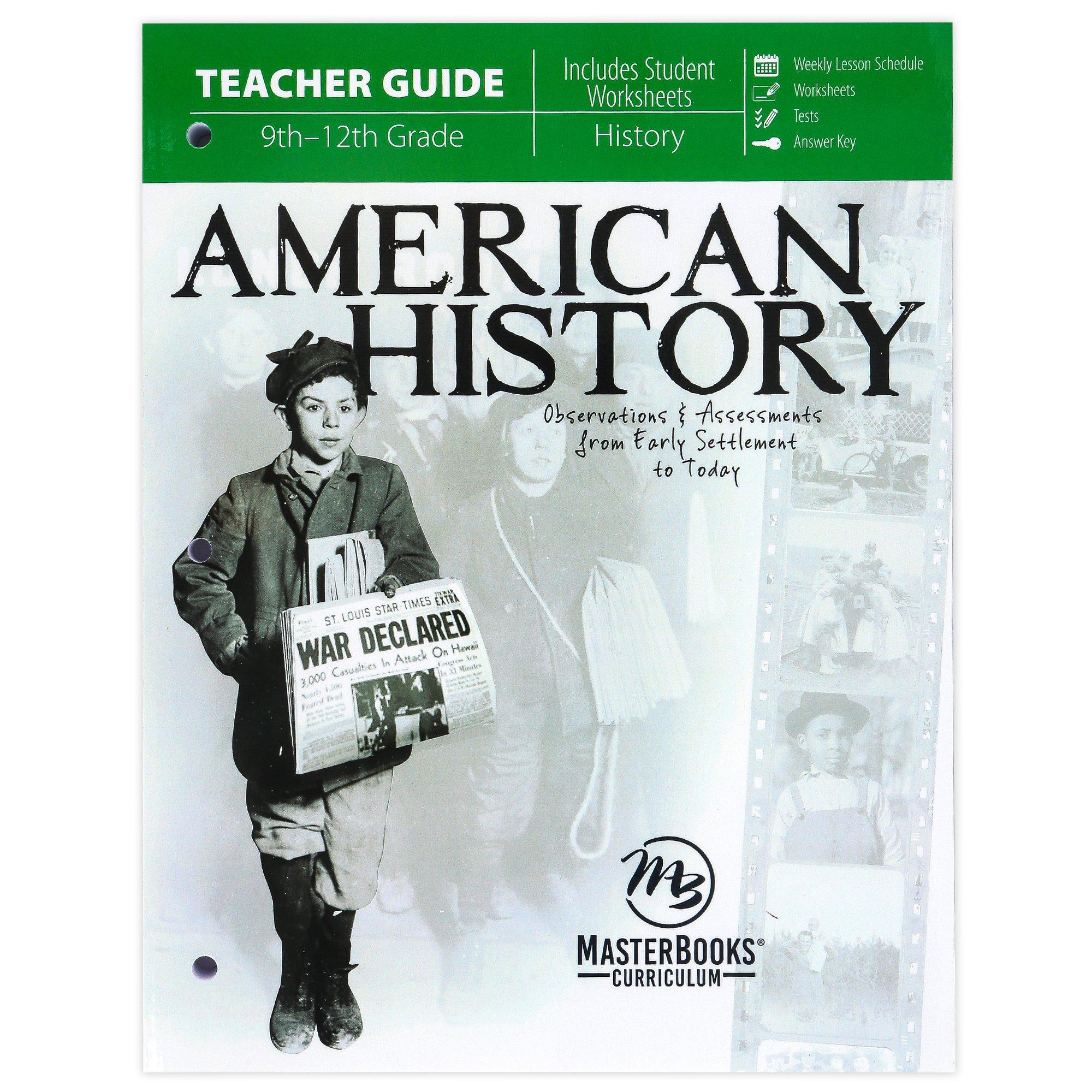 American History Teacher Guide, 282 Pages, Grades 9-12 | Mardel | 3940756