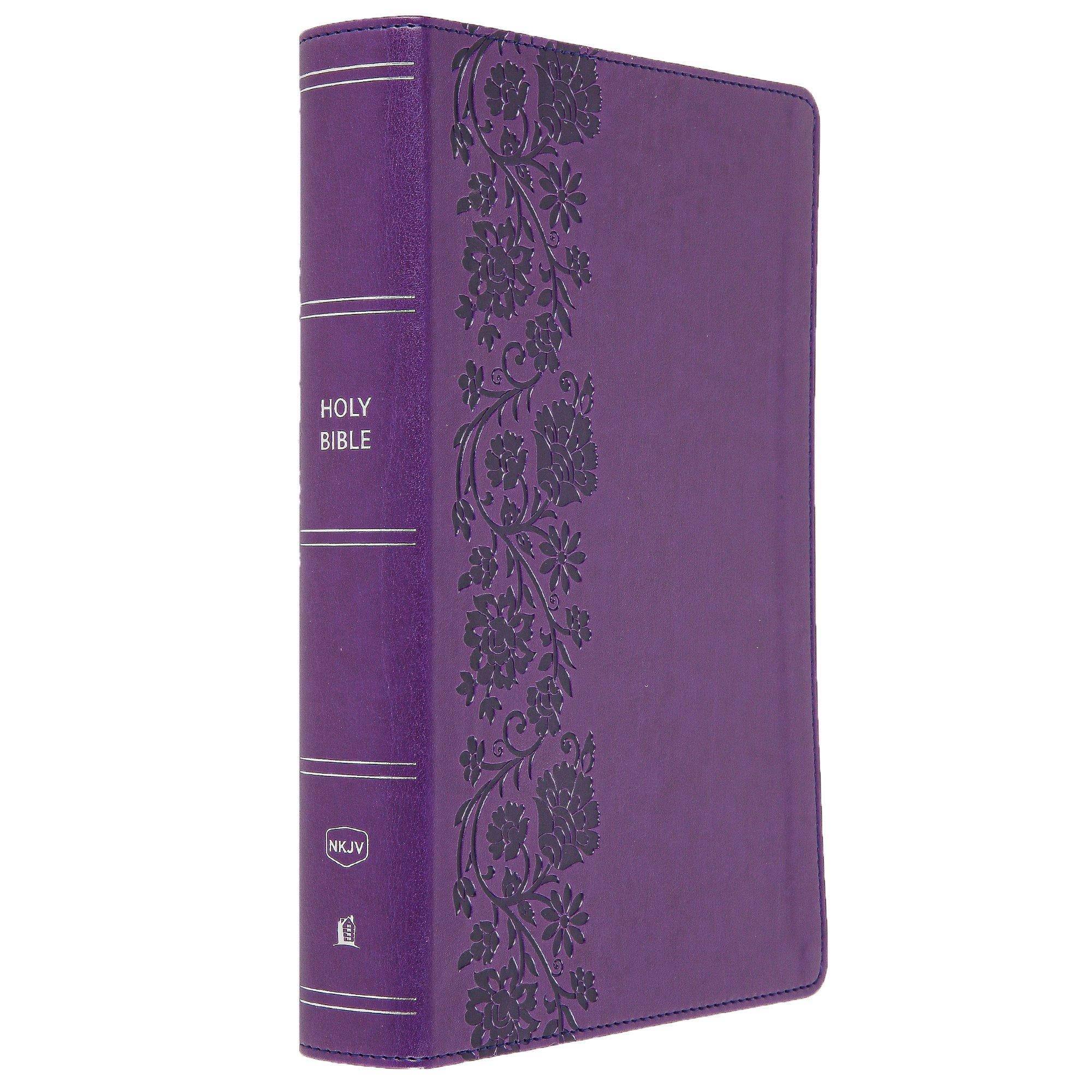 NKJV Personal Size Reference Bible, Large Print, Purple | Mardel | 3948551