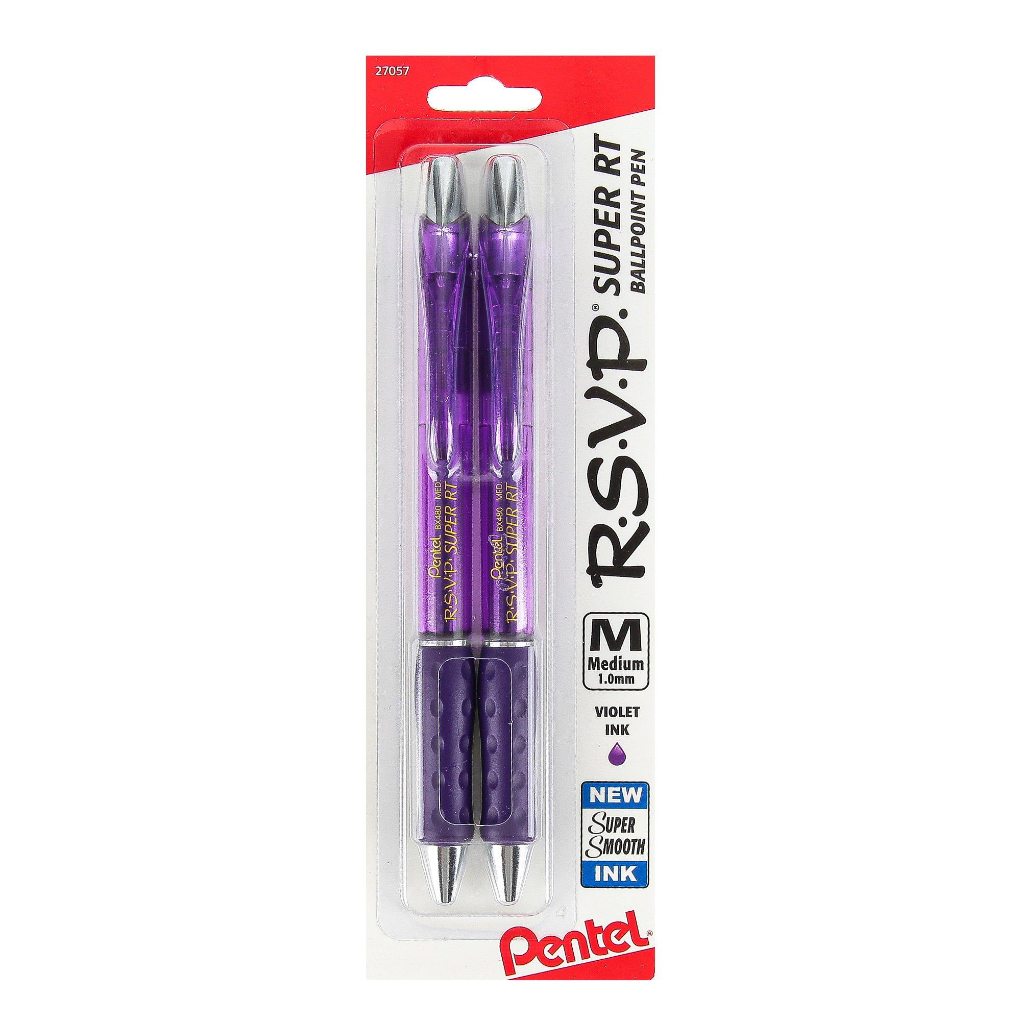 RSVP Super RT Ballpoint Pens, Violet, 2 Pens | Mardel | 3949401