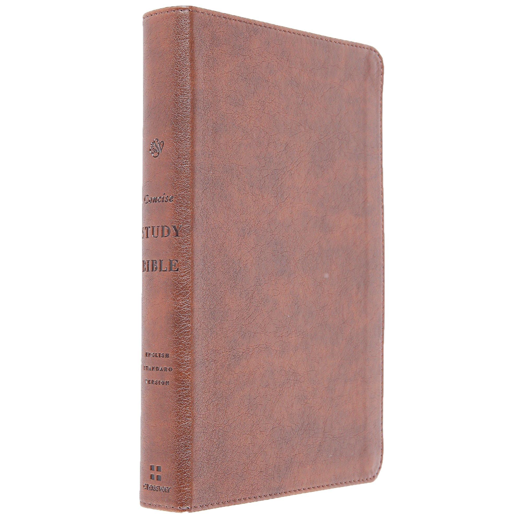 ESV Concise Study Bible, Imitation Leather, Brown | Mardel | 3954575