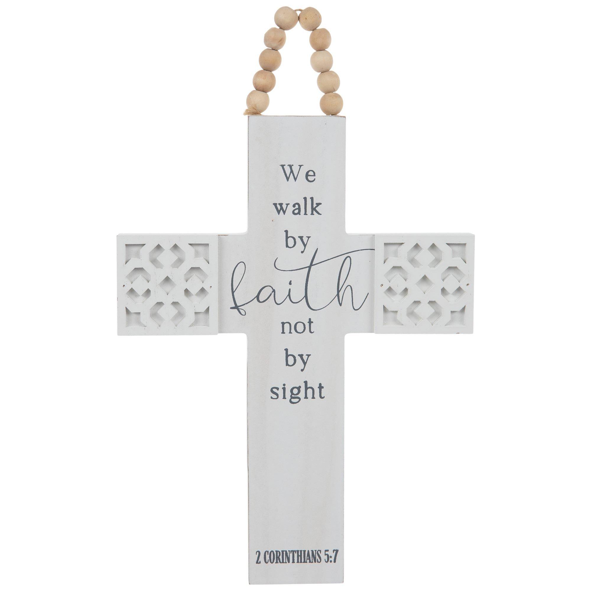 2 Corinthians 5:7 Walk By Faith Wall Cross | Mardel | 3973831