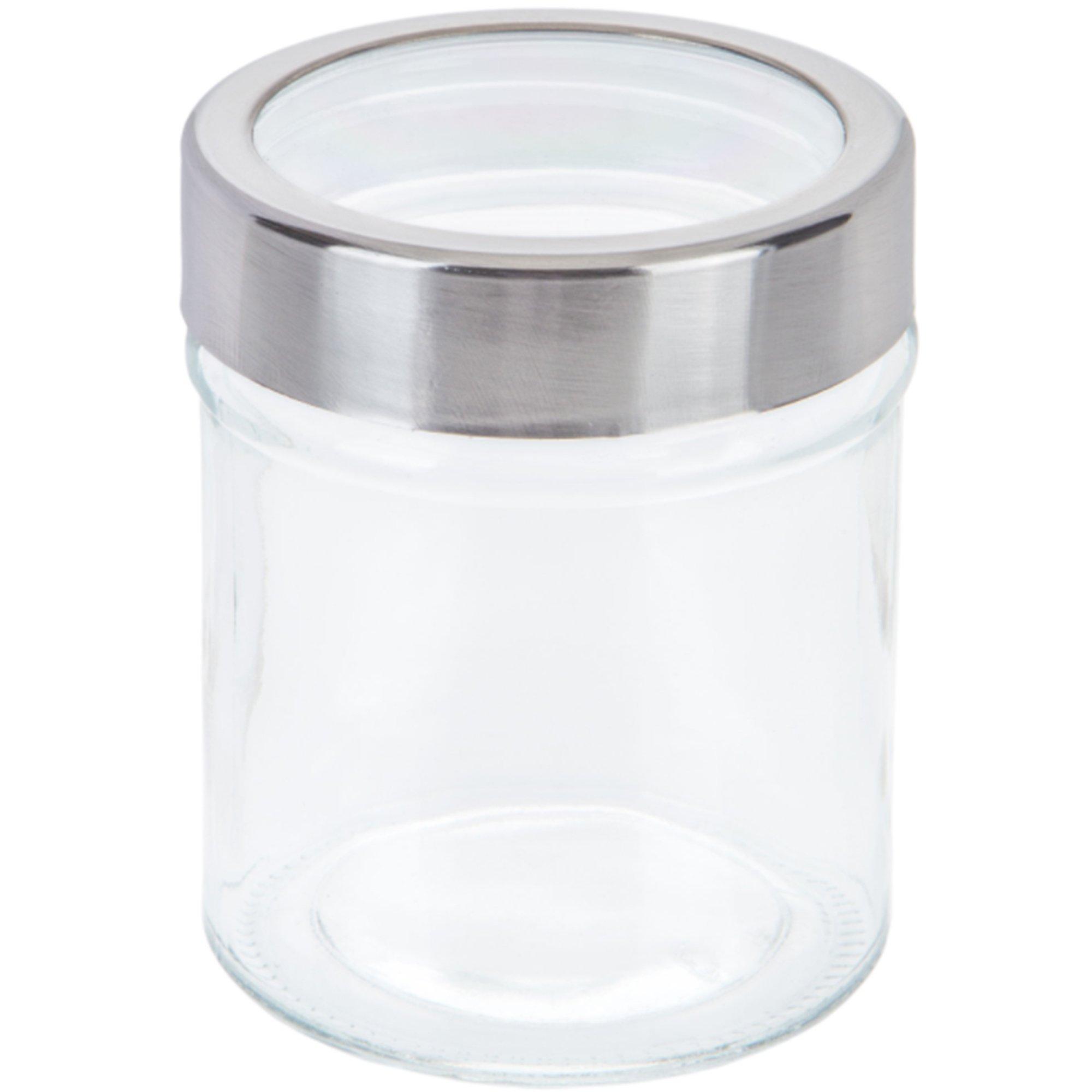 Glass Mason Jar with Silver Window Lid, 10 Ounces | Mardel | 3975158