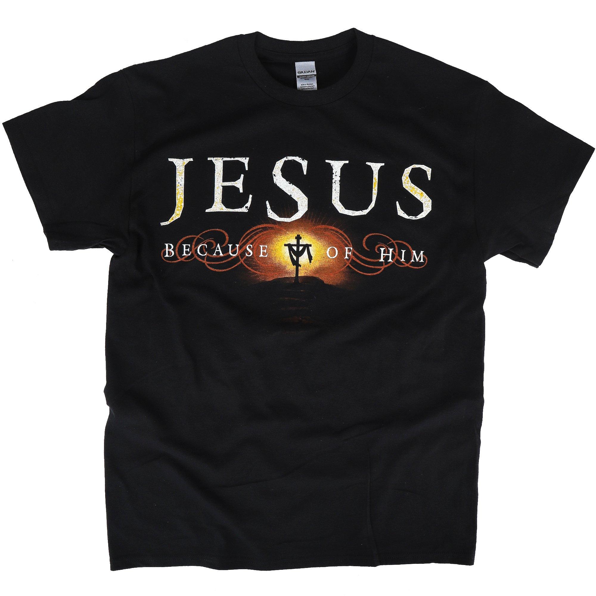Red Letter 9, 2 Timothy 4:18 Because Of Him, S-3XL | Mardel | 3986155