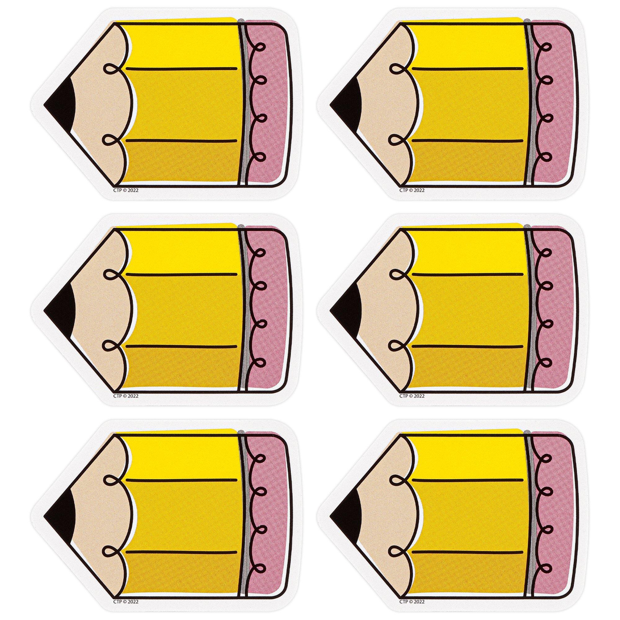 Doodle Pencil Designer Cut-Outs, 3 Inches, 36 Pieces | Mardel | 3995834