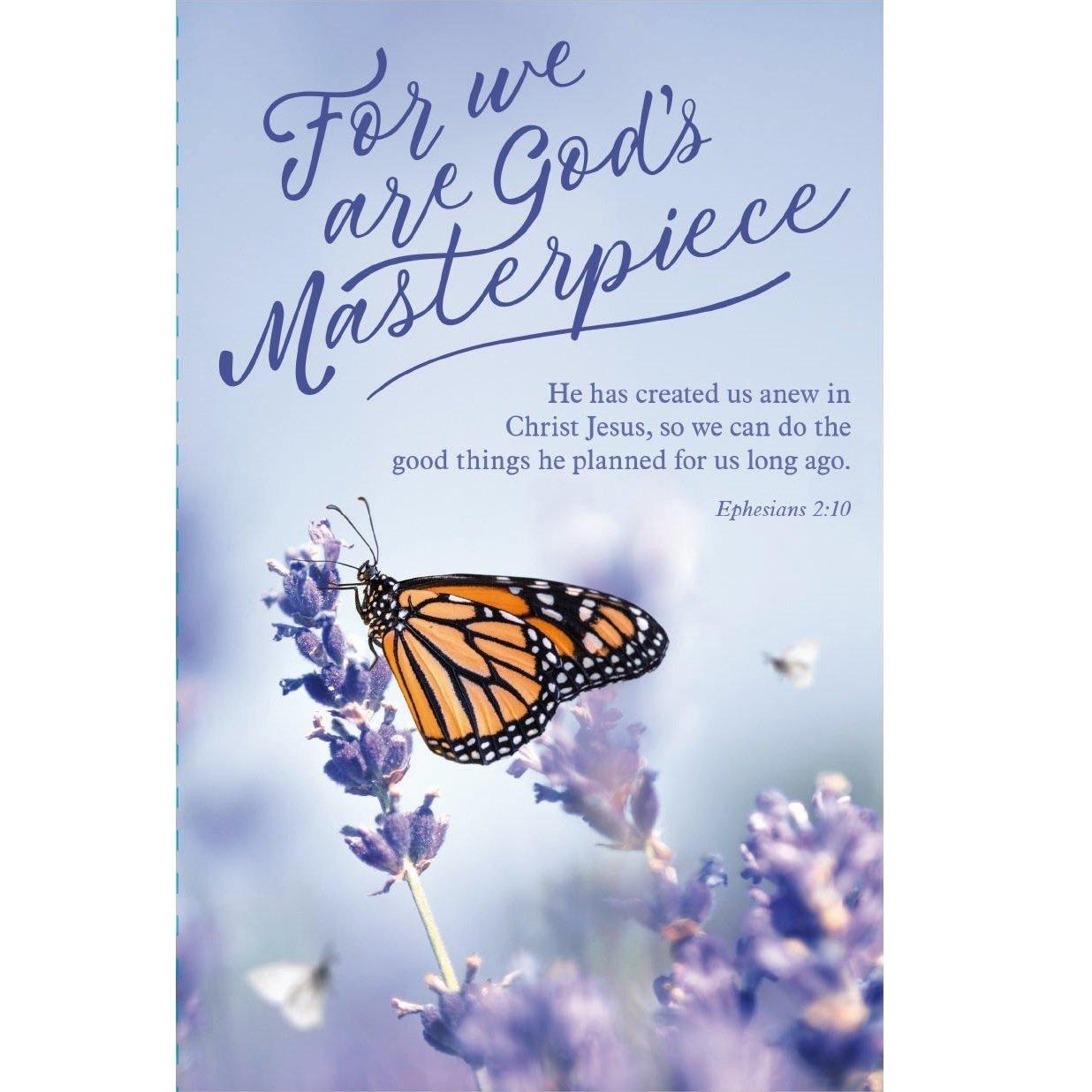 Ephesians 2:10 We Are God's Masterpiece Church Bulletins, 100 Count ...