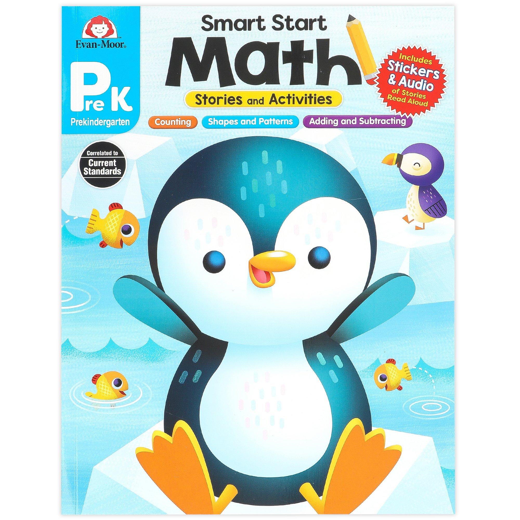 Smart Start Math Stories and Activities Book, 128 Pages, Pre-K | Mardel ...