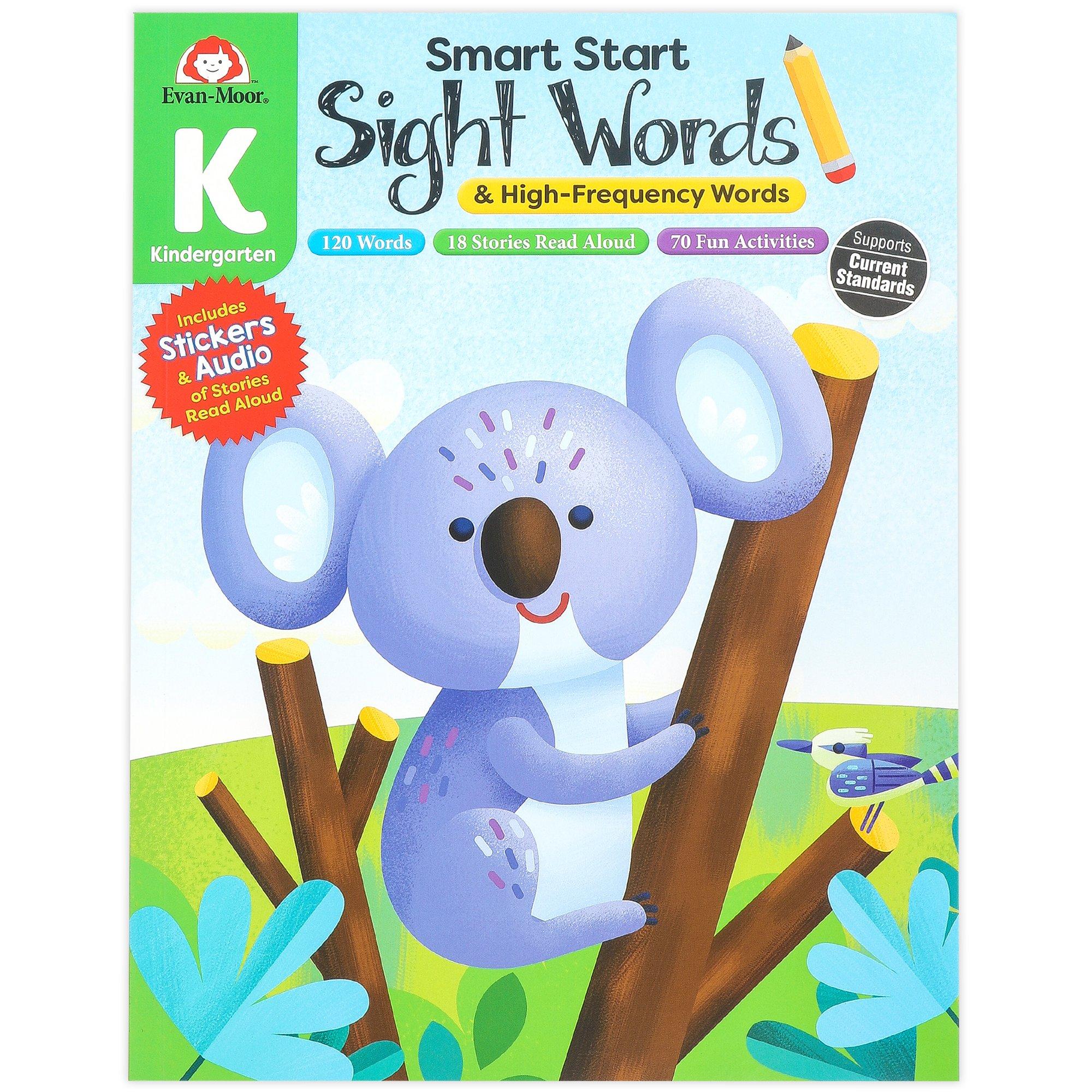 Smart Start Sight Words Activity Book, 128 Pages, Grade K | Mardel ...