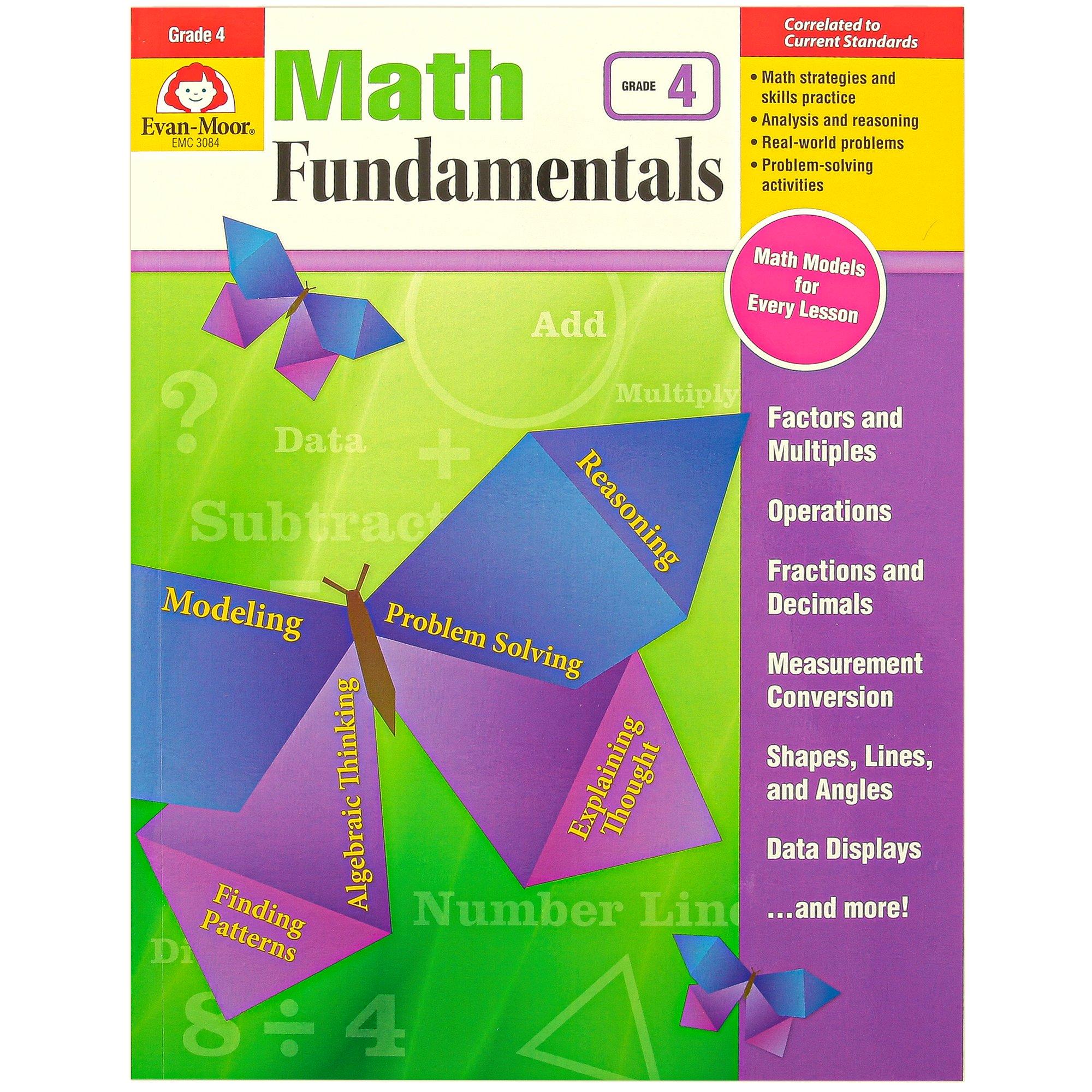 Math Fundamentals Grade 4 Teacher's Ed, Reproducible, 224 Pages ...