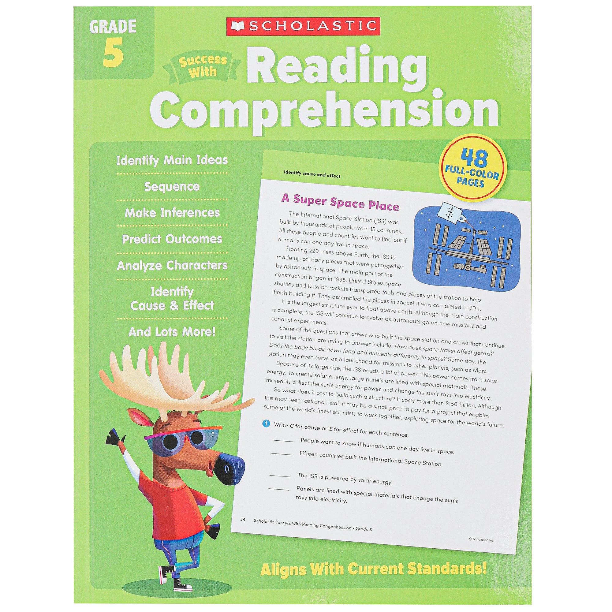 Success With Reading Comprehension Activity Workbook, Grade 5 | Mardel ...
