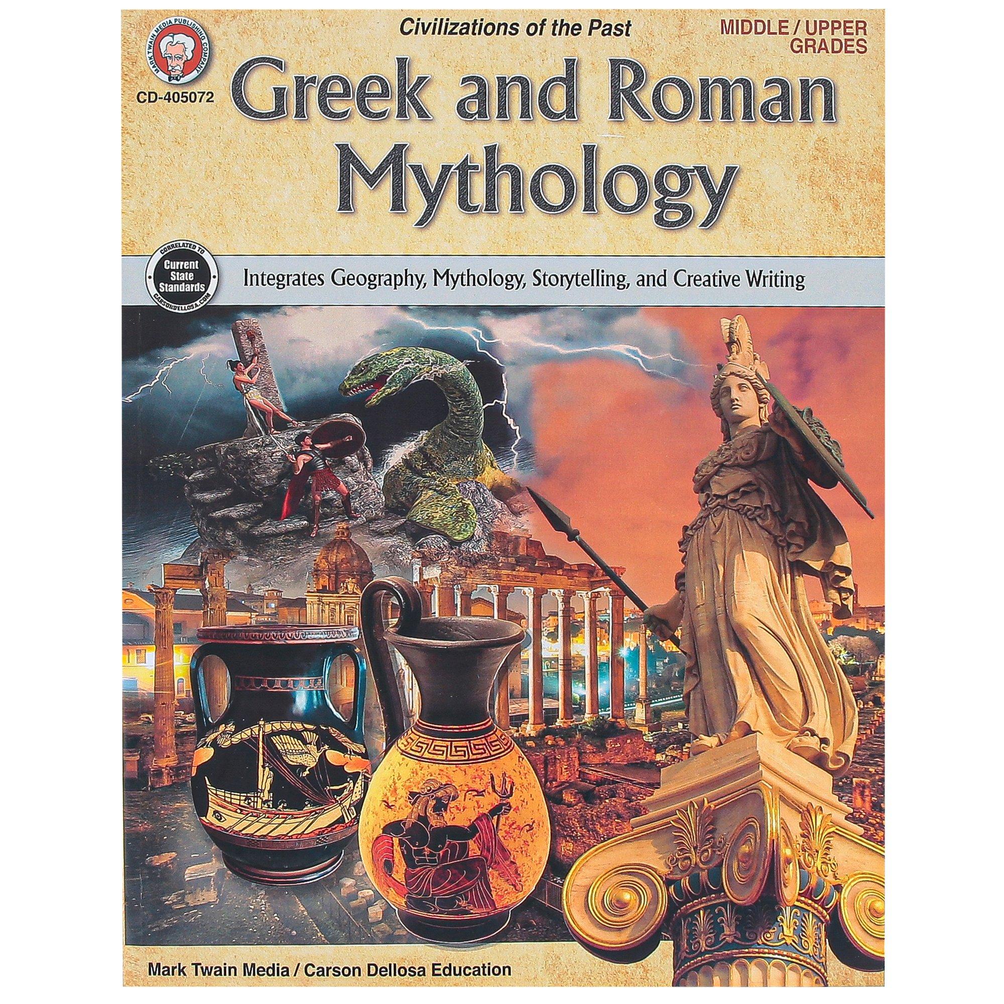 Greek and Roman Mythology Workbook, 96 Pages, Grades 6-12 | Mardel ...