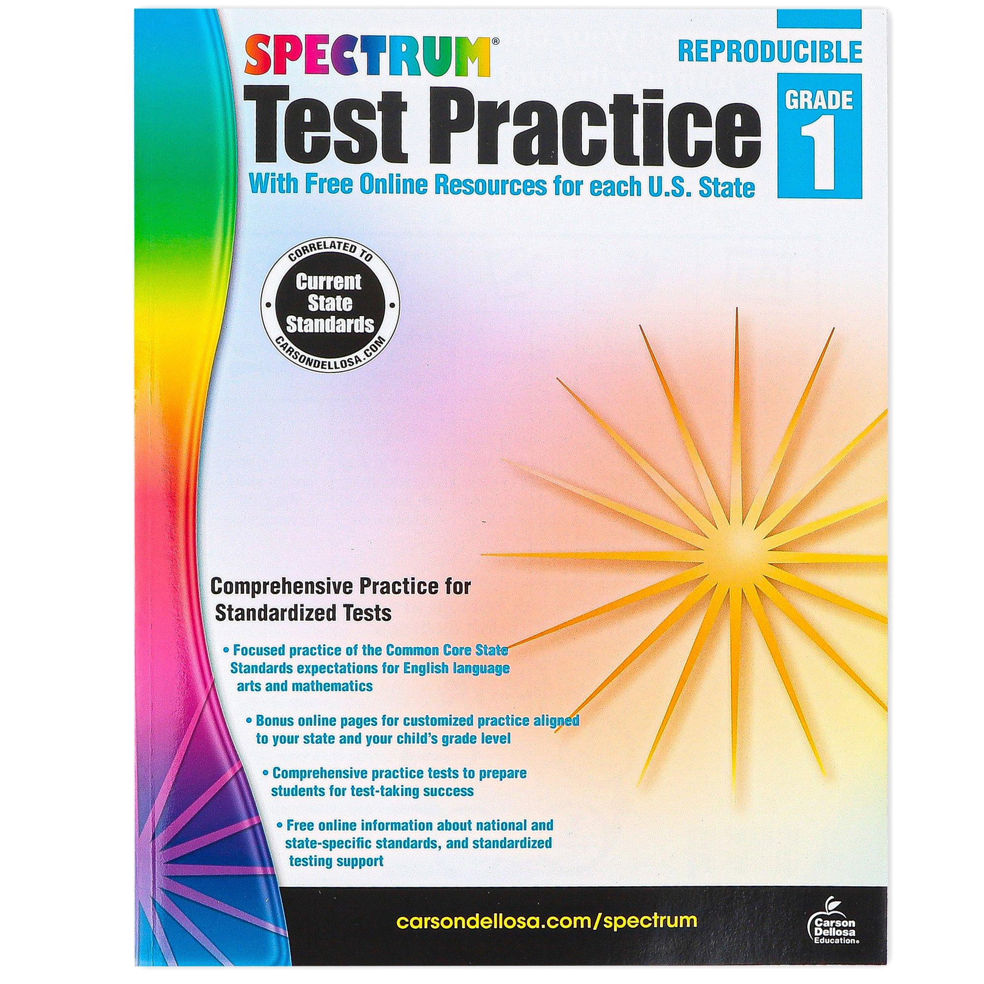 Spectrum Test Practice Workbook, 160 Pages, Grade 1 | Mardel | 4006383