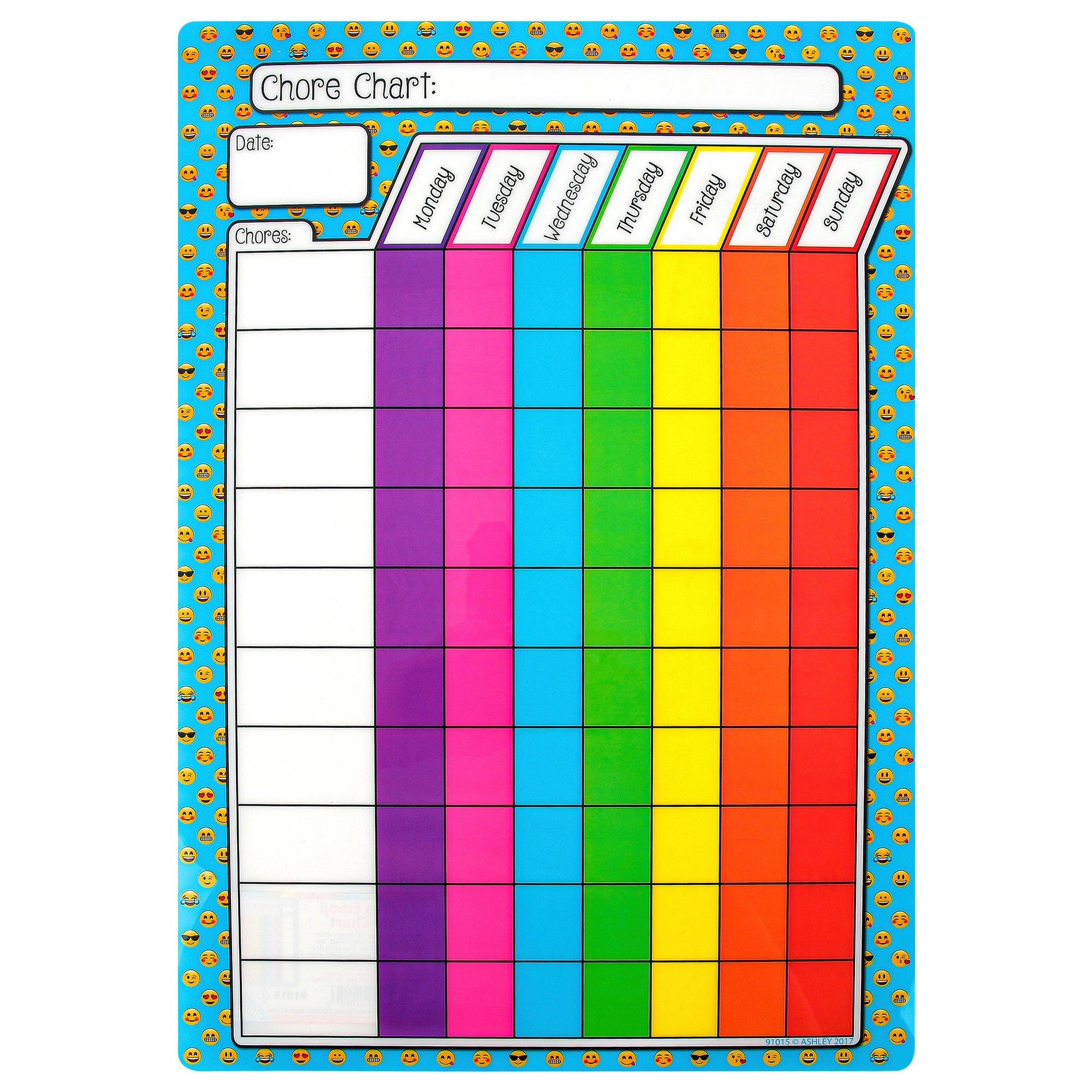 Emoji Chore Chart, 19 x 13 Inches, 1 Chart | Mardel | 4007522