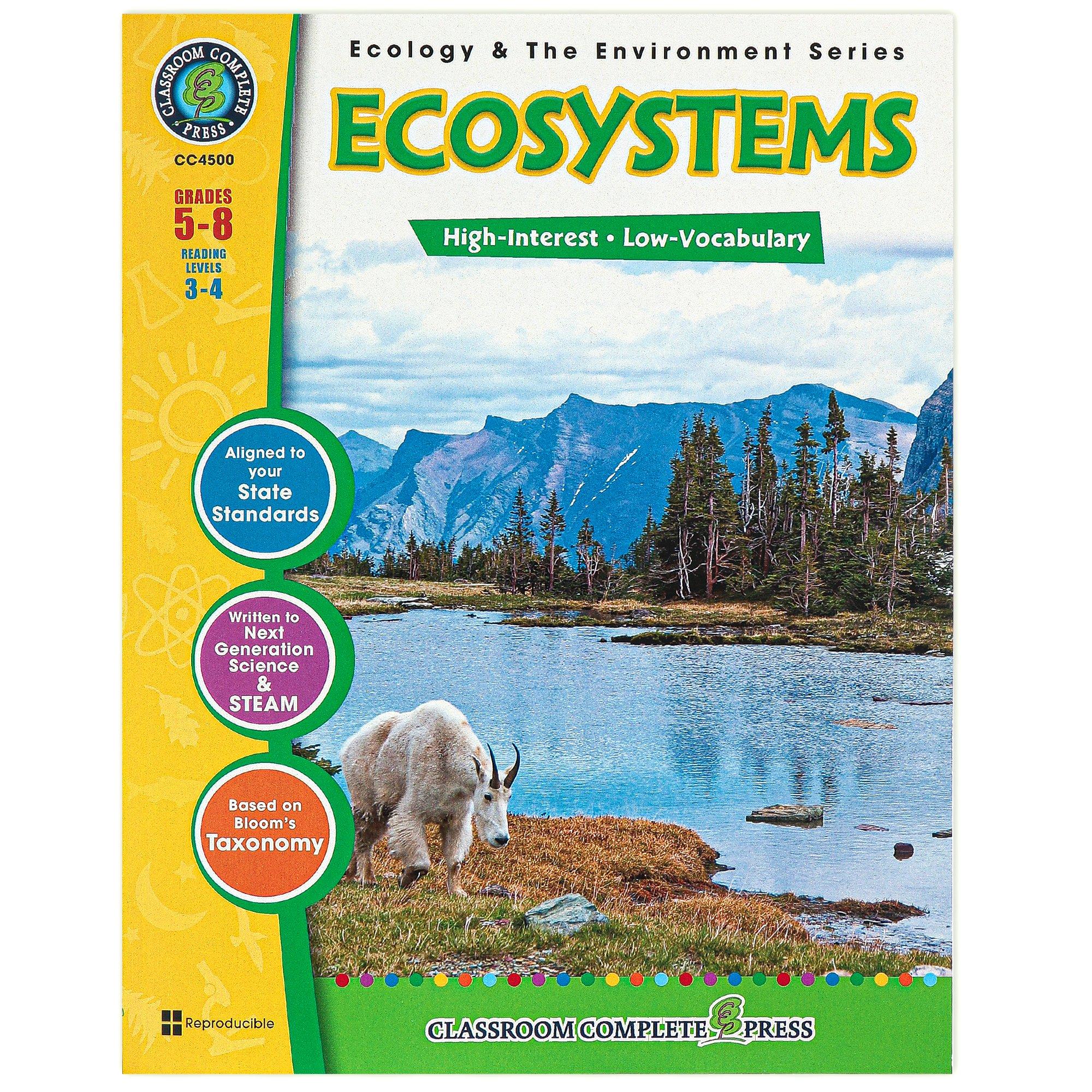 Ecosystems Workbook, 60 Pages, Grades 5-8 | Mardel | 4010906