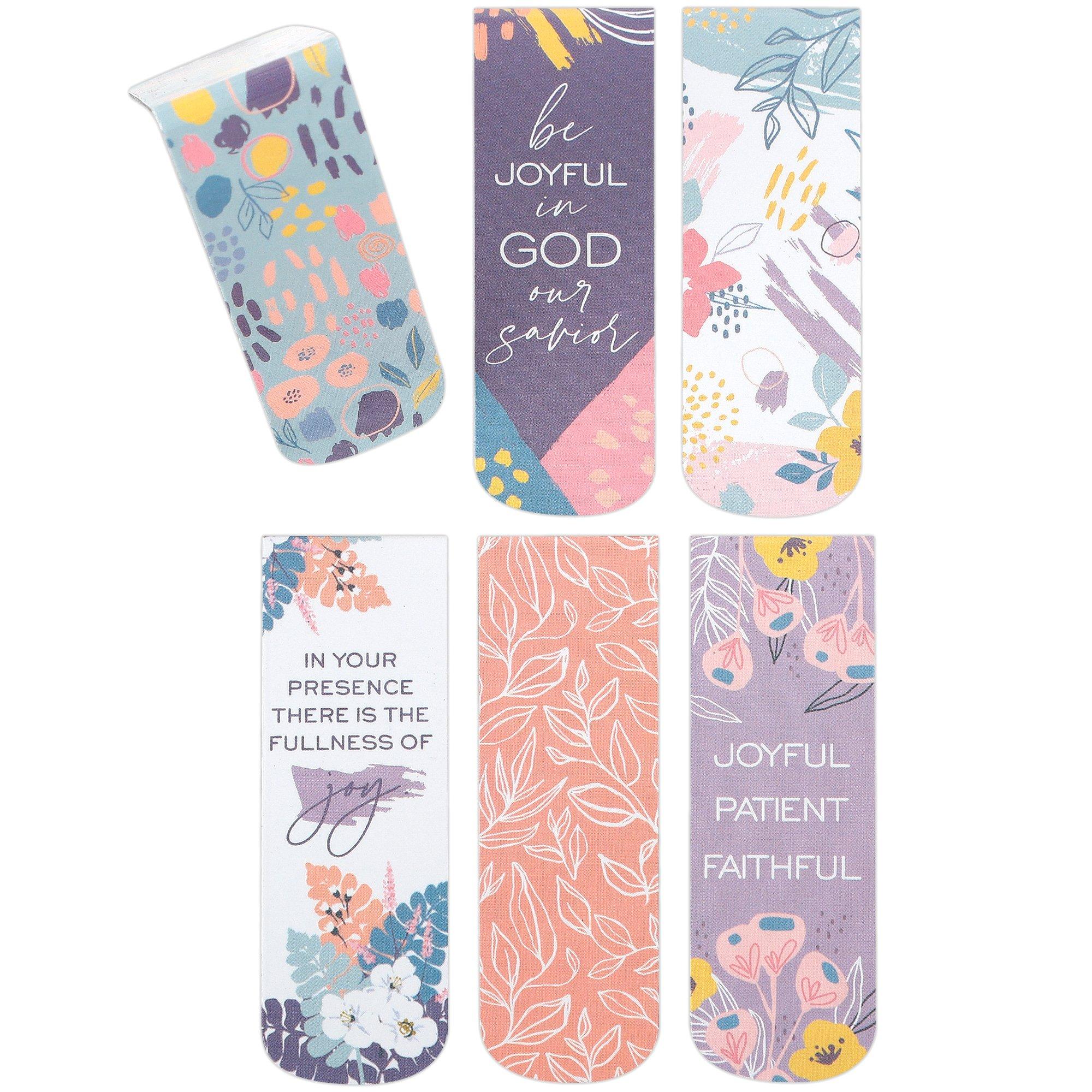 Bright Floral Inspirational Bookmarks, 6 Bookmarks | Mardel | 4014759