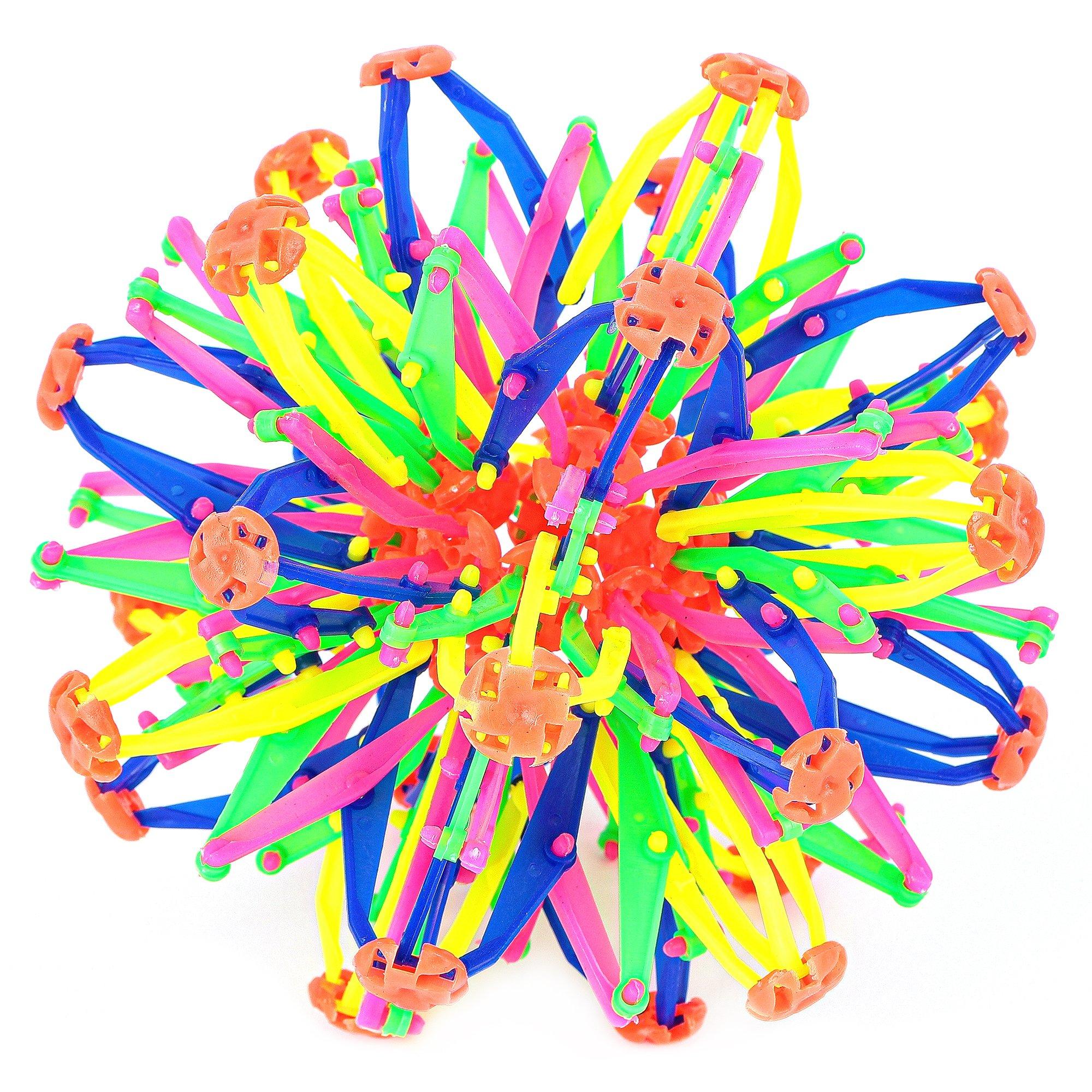 Hoberman Mini Bounceback Sphere, 9 to 14 Inches, Assorted Colors ...