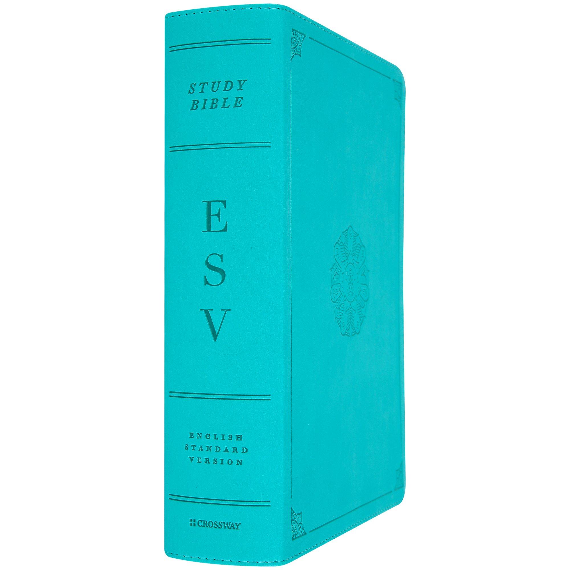 ESV Study Bible, Turquoise, Emblem Design | Mardel | 4016531