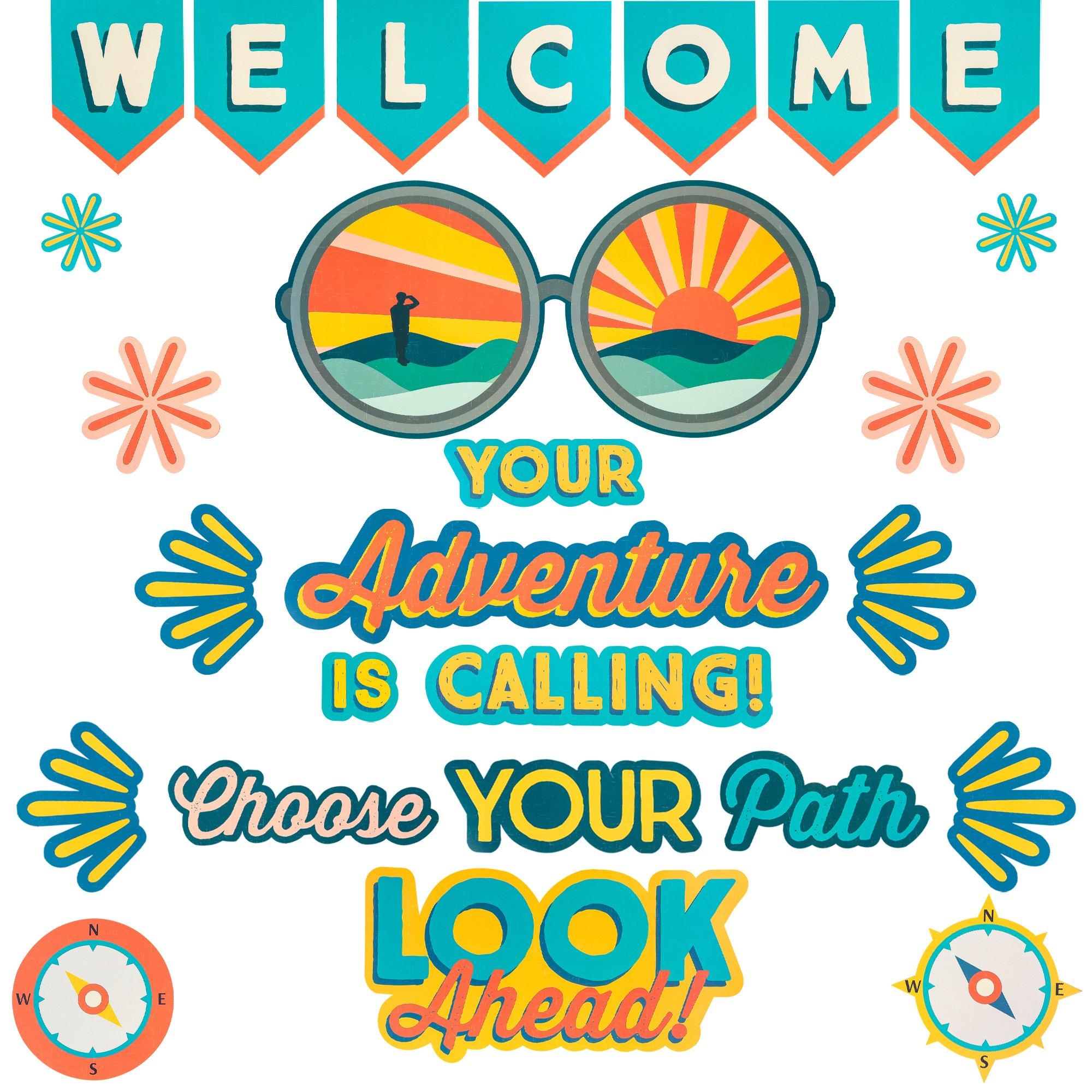 Adventurer Welcome Bulletin Board Set, 26 Pieces | Mardel | 4046009