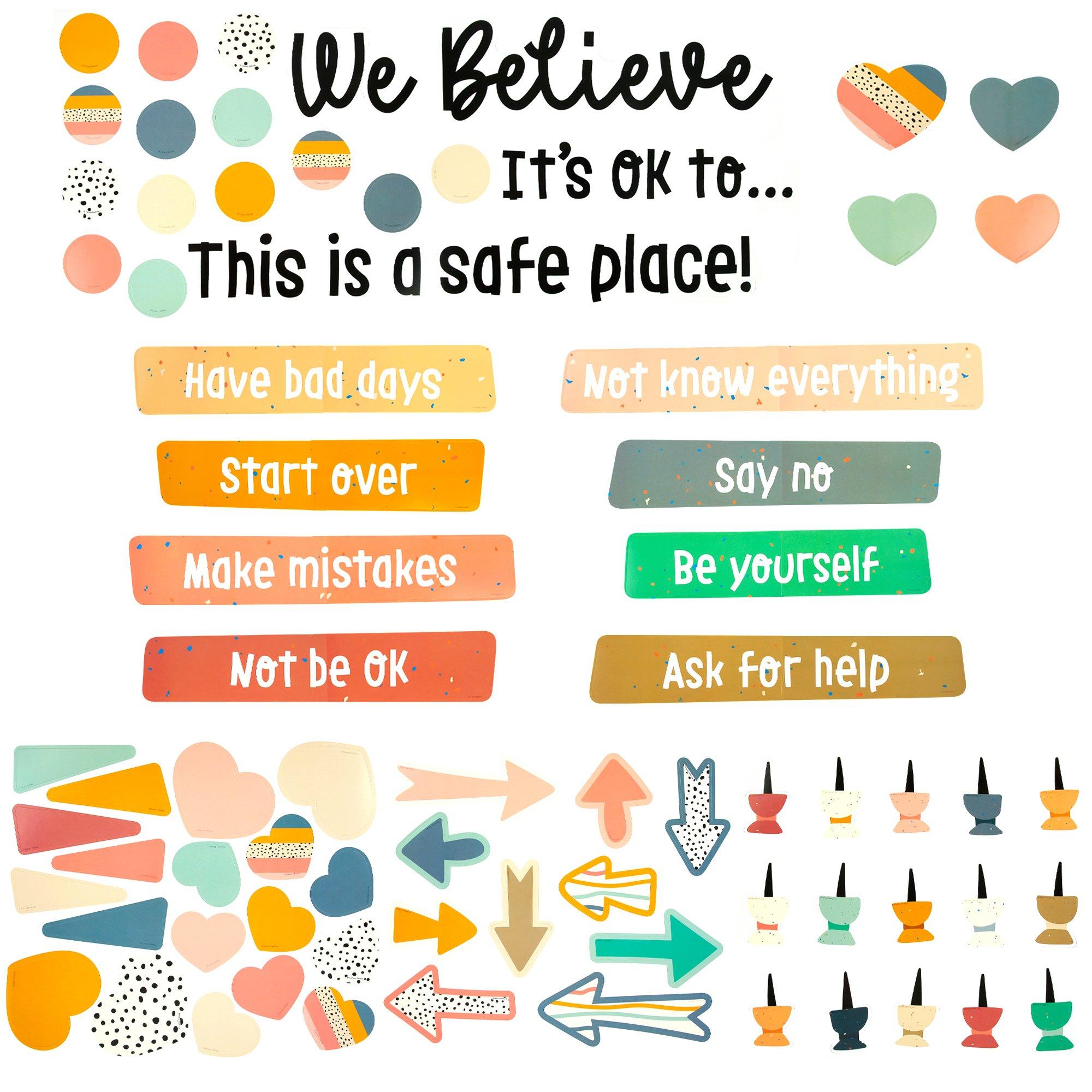 We Belong Motivational Bulletin Board Set, 82 Pieces | Mardel | 4046603