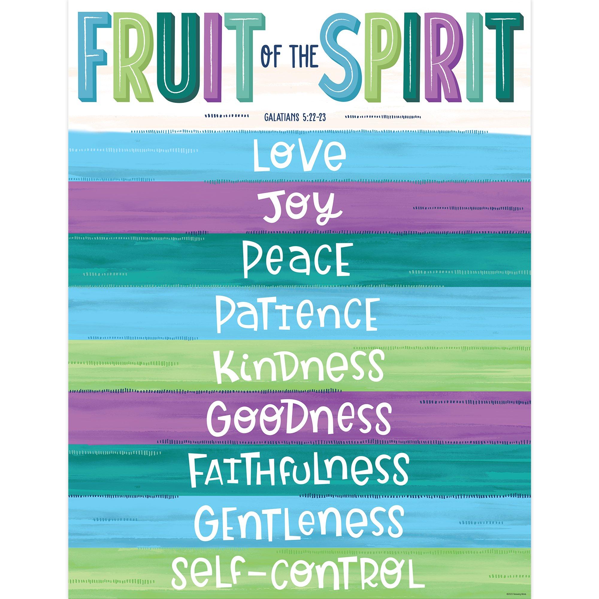 Fruit of the Spirit Chart, 17 x 22 inches | Mardel | 4048211