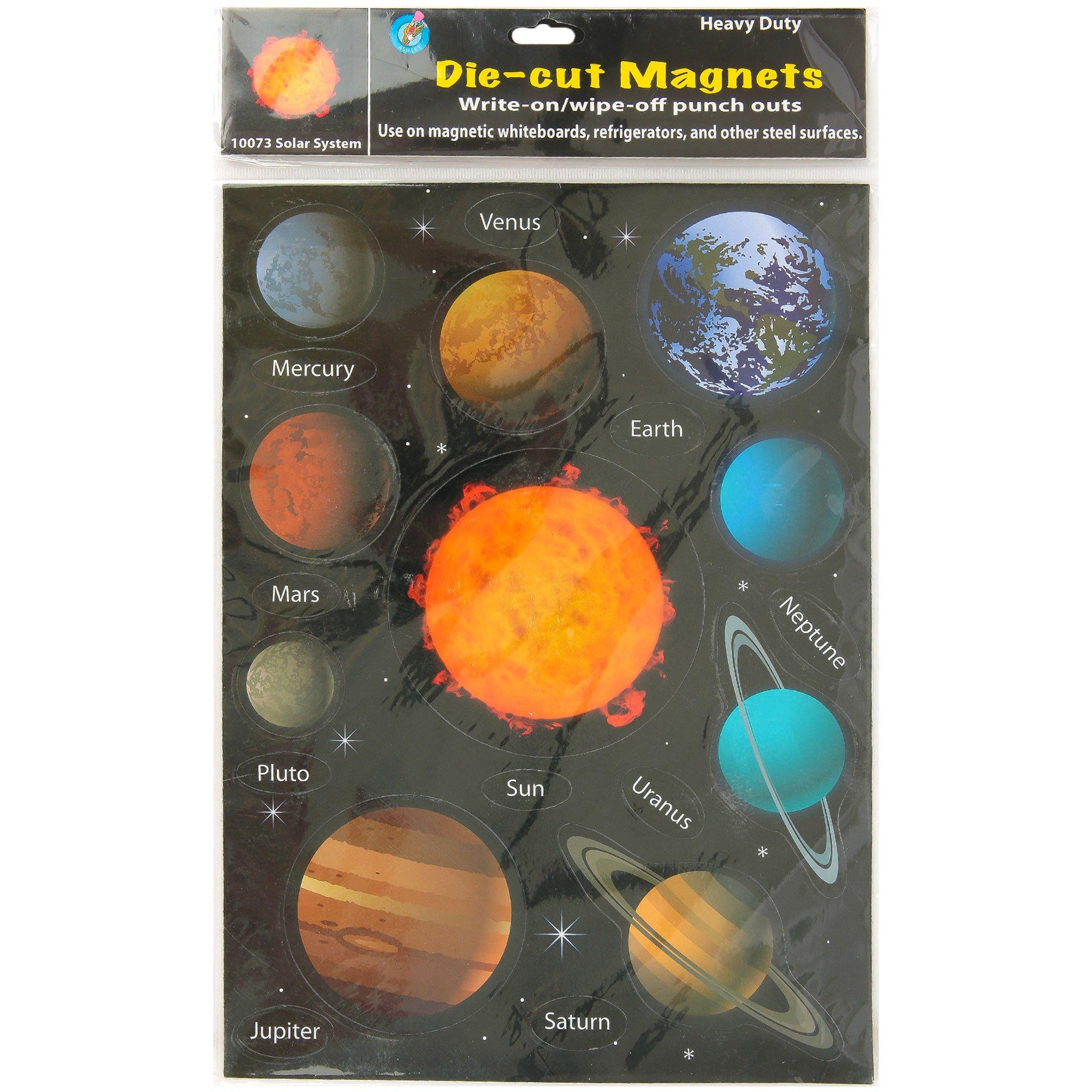Die-Cut Solar System Magnets, 10 Pieces, Ages 5 or Older | Mardel | 4050506