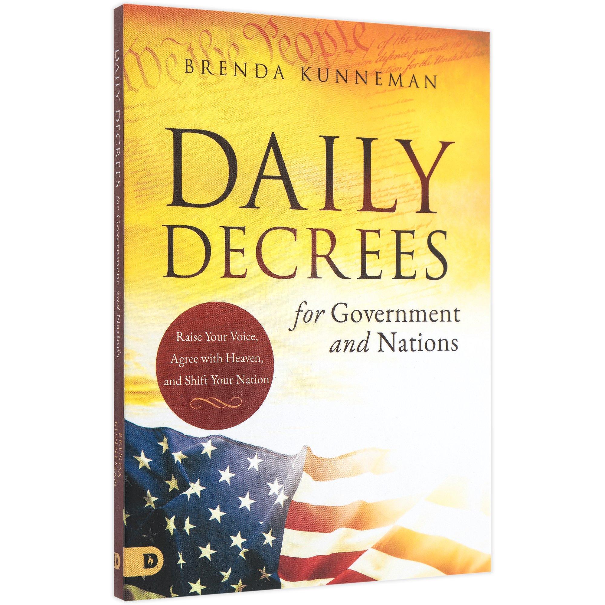 Daily Decrees for Government & Nations, by Brenda Kunneman | Mardel ...