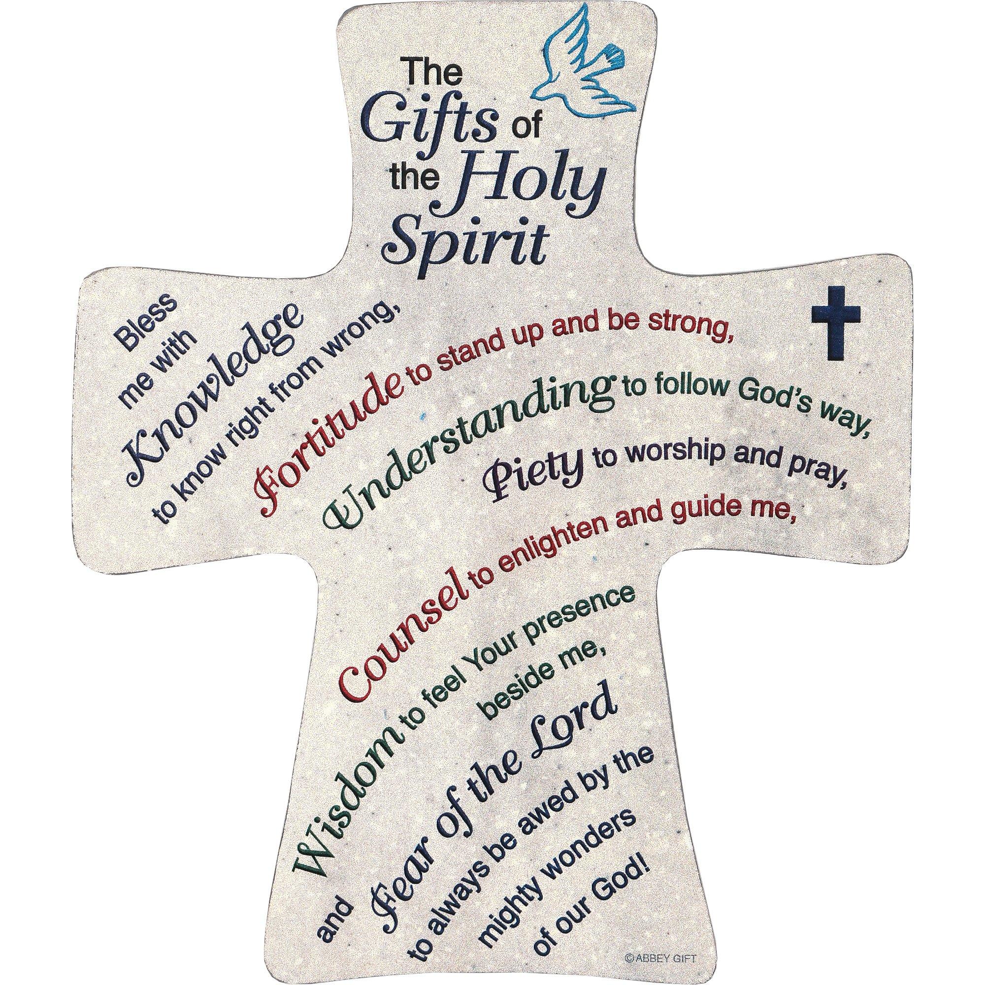 Gifts Of The Holy Spirit Mini Cross, 7 x 6 Inches | Mardel | 4058715