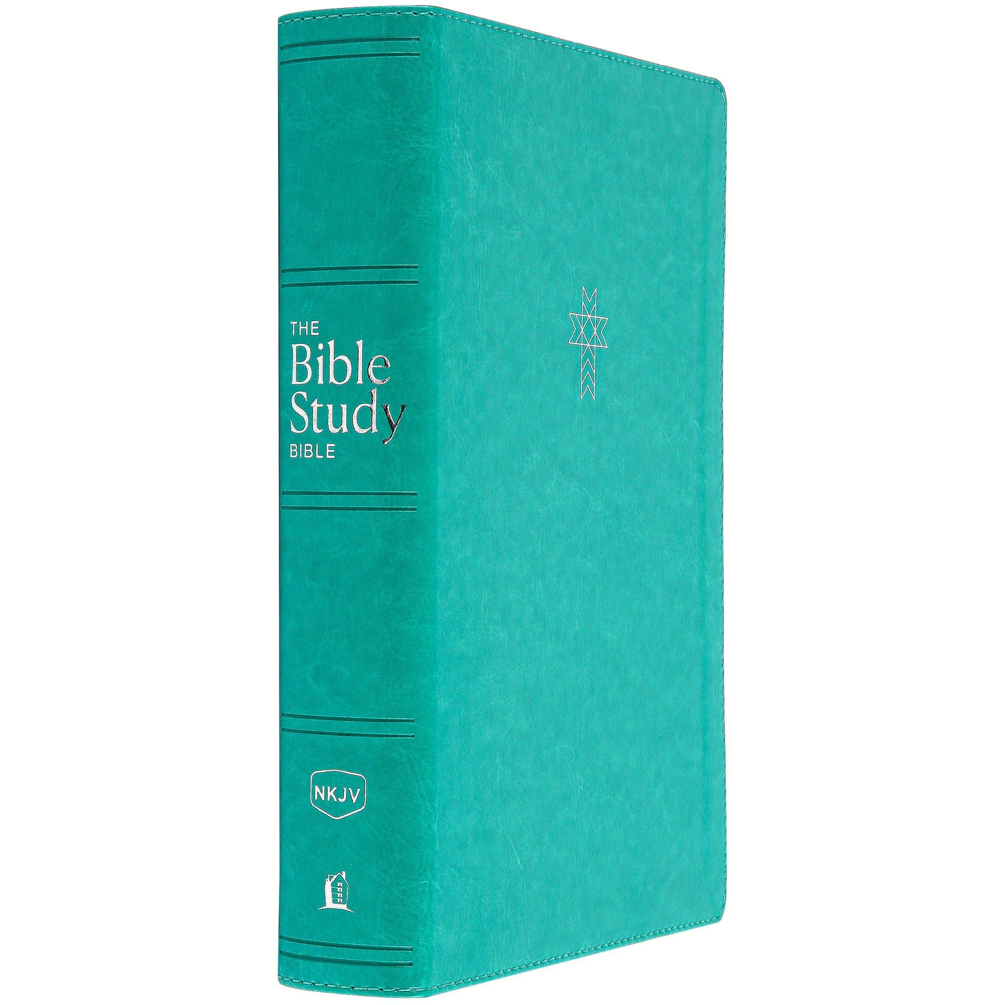NKJV, The Study Bible, Turquoise | Mardel | 4061198