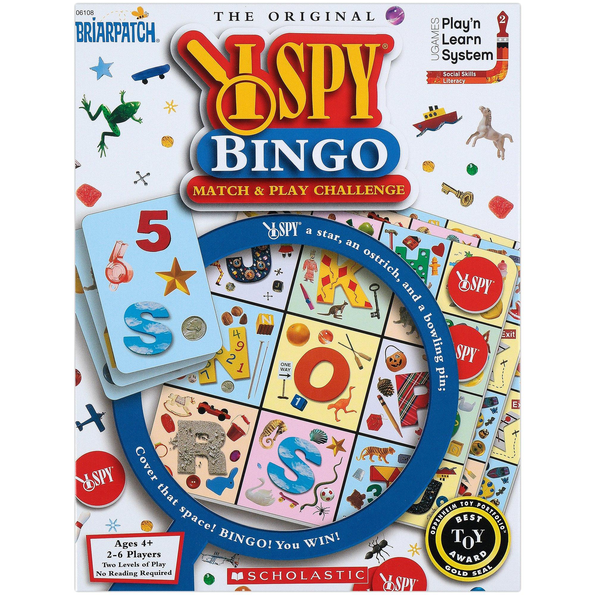 I Spy Bingo Game, 2-6 Players, Ages 4 & Older | Mardel | 4082020