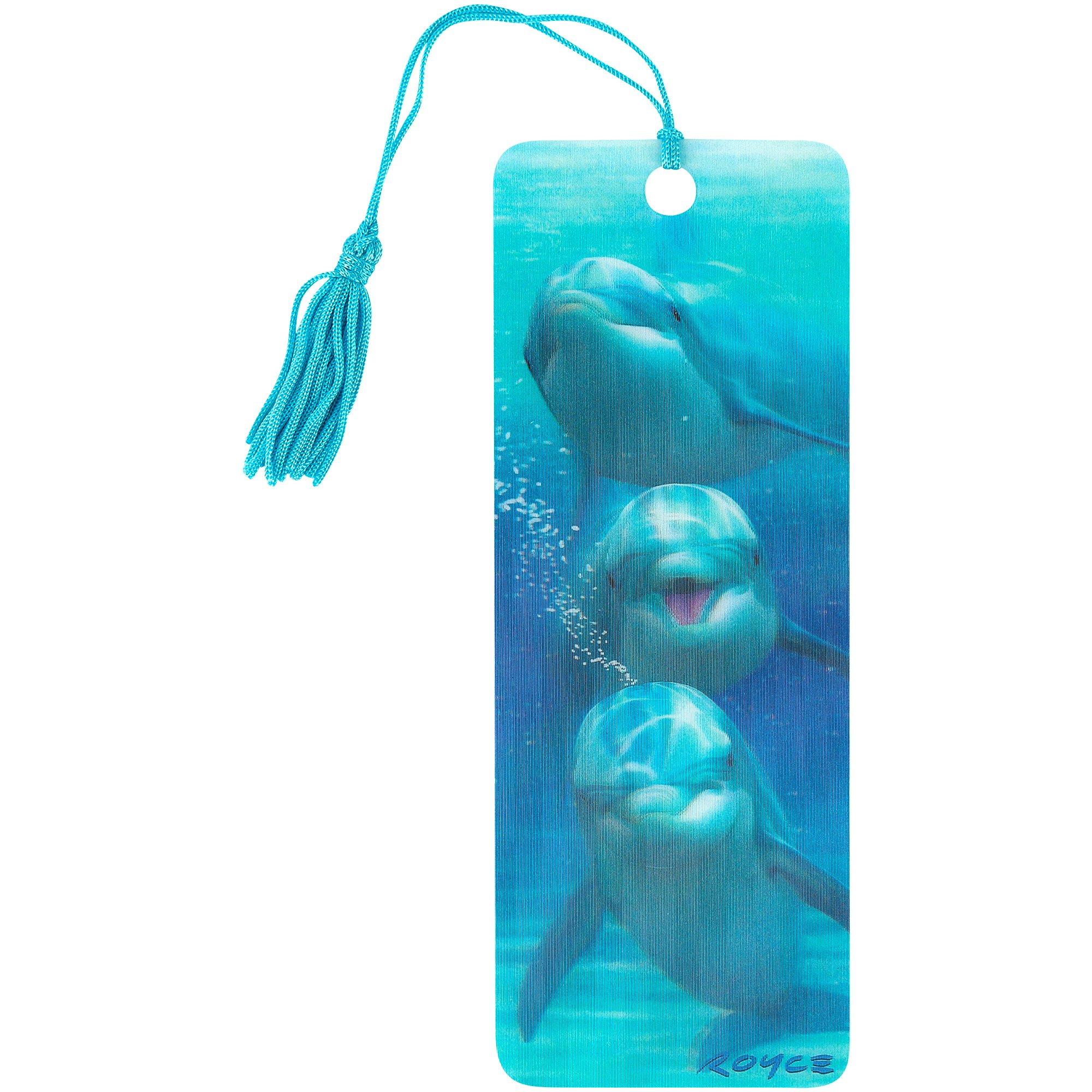 Dolphin Trio 3D Lenticular Tassel Bookmark, 6 x 2.25 Inches | Mardel ...