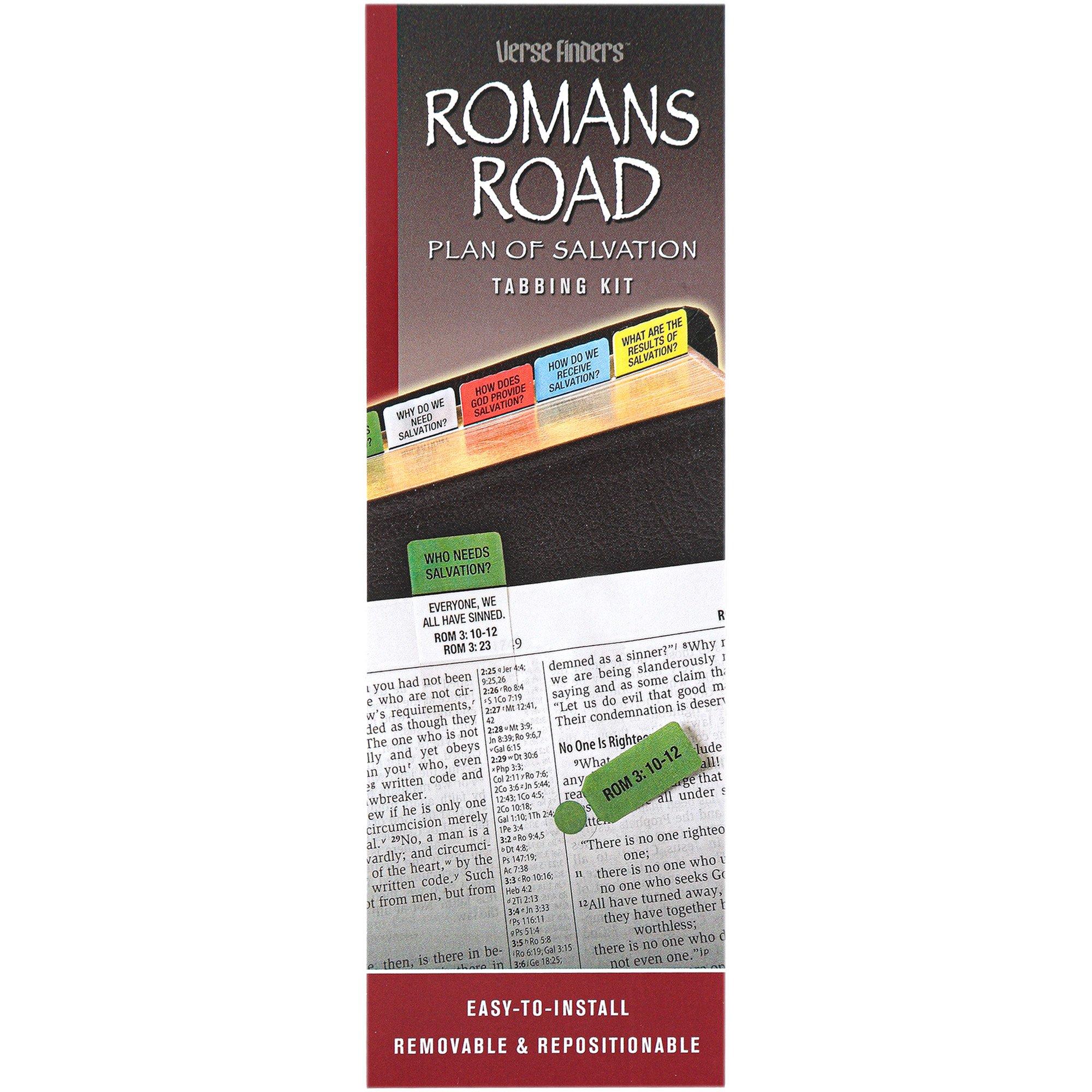 Romans Road Plan of Salvation Bible Tab Kit, 14 pieces | Mardel | 4097622