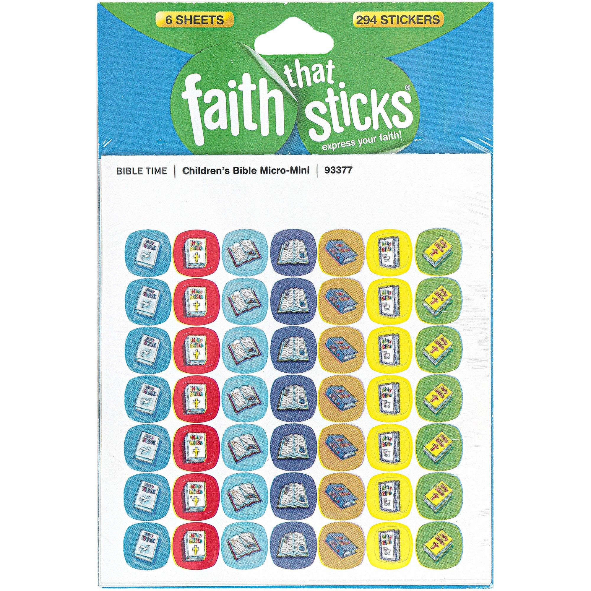 Faith That Sticks Mini Bible Stickers, 294 count | Mardel | 4098935