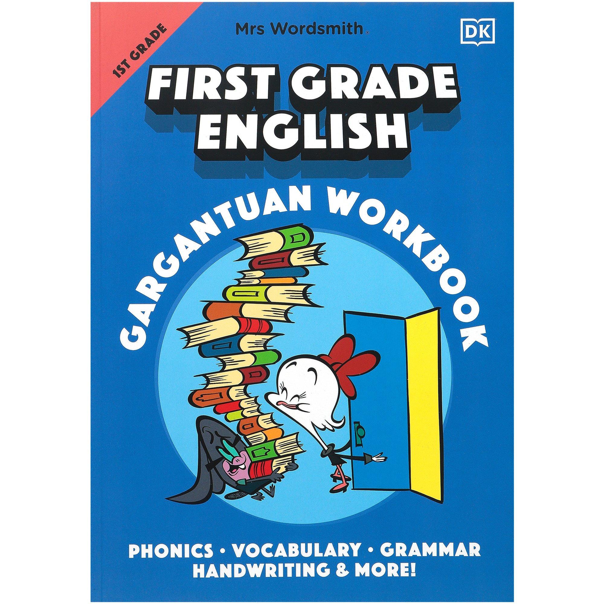 First Grade English Gargantuan Workbook, 192 pages, Age 6-7 | Mardel ...