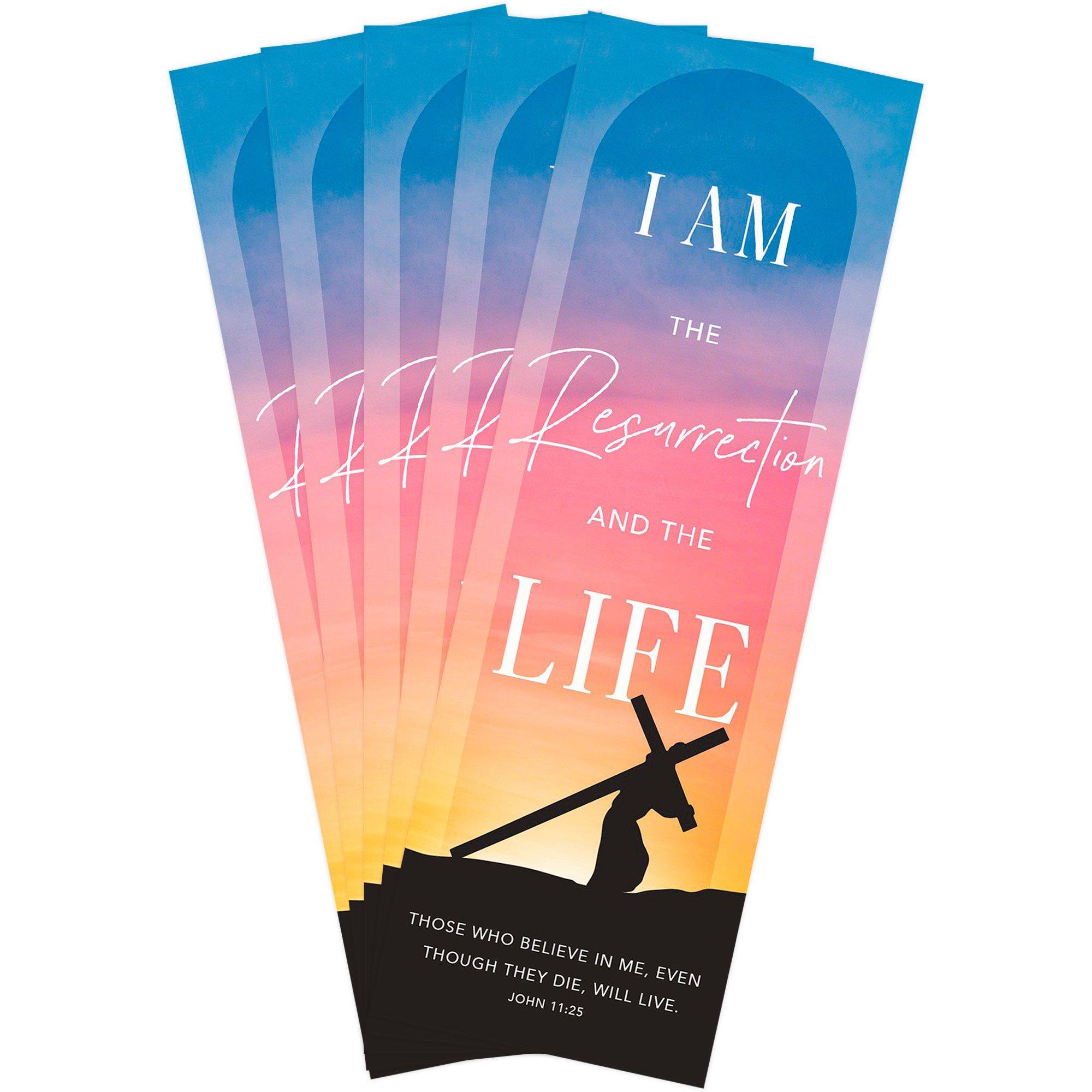John 11:25, Resurrection Easter Church Bookmarks, 25 count | Mardel ...