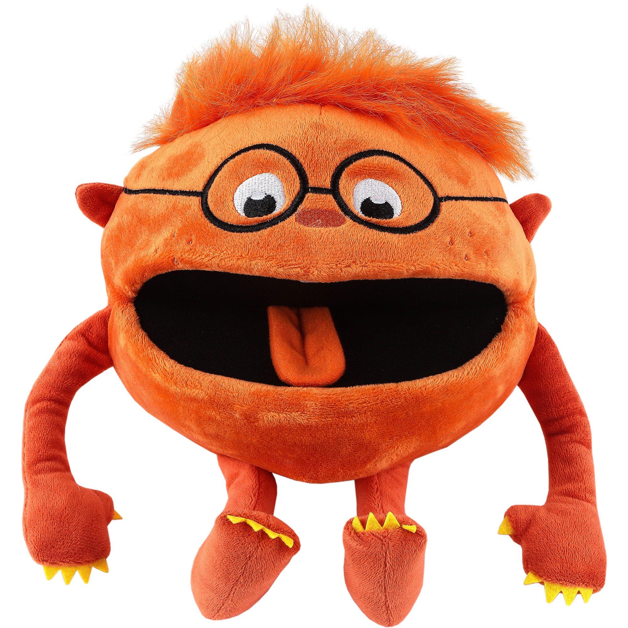 Orange Baby Monster Puppet, 13 inches, Ages 18+ Months | Mardel | 4103412