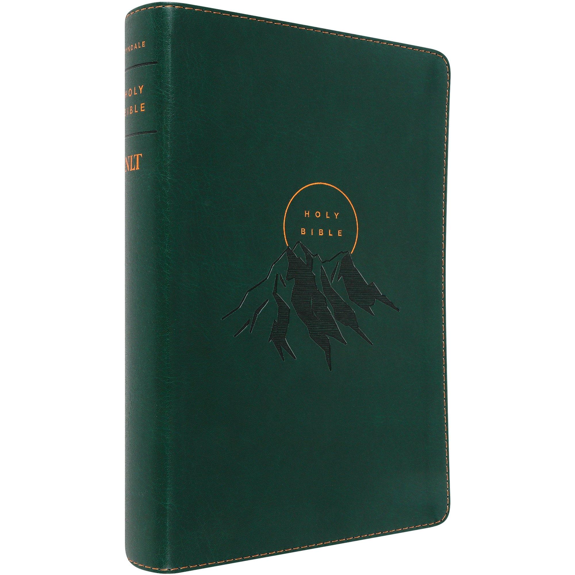 NLT Personal Size Giant Print, Index Bible, Evergreen | Mardel | 4104584