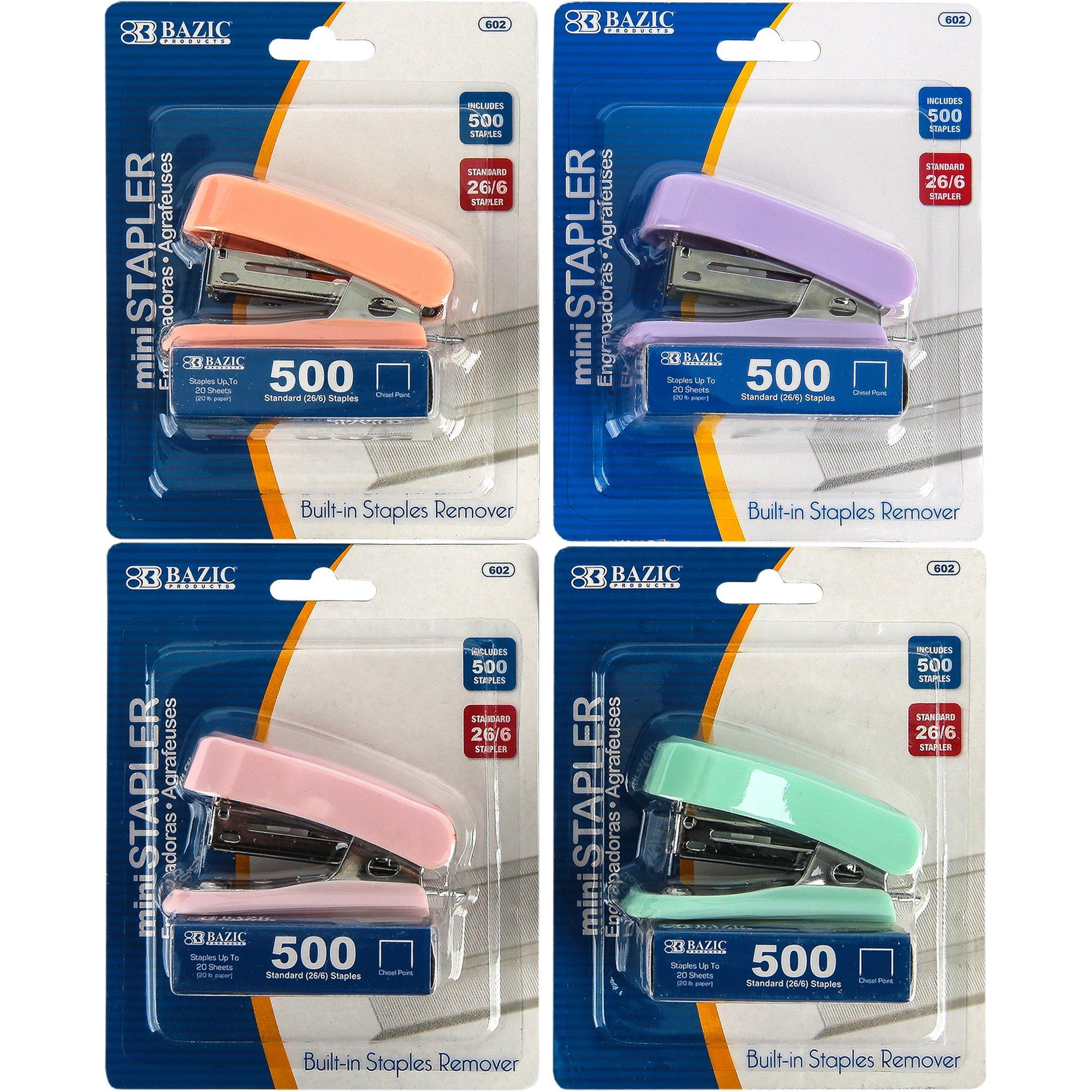 Mini Pastel Standard Stapler, Assortment | Mardel | 4106662