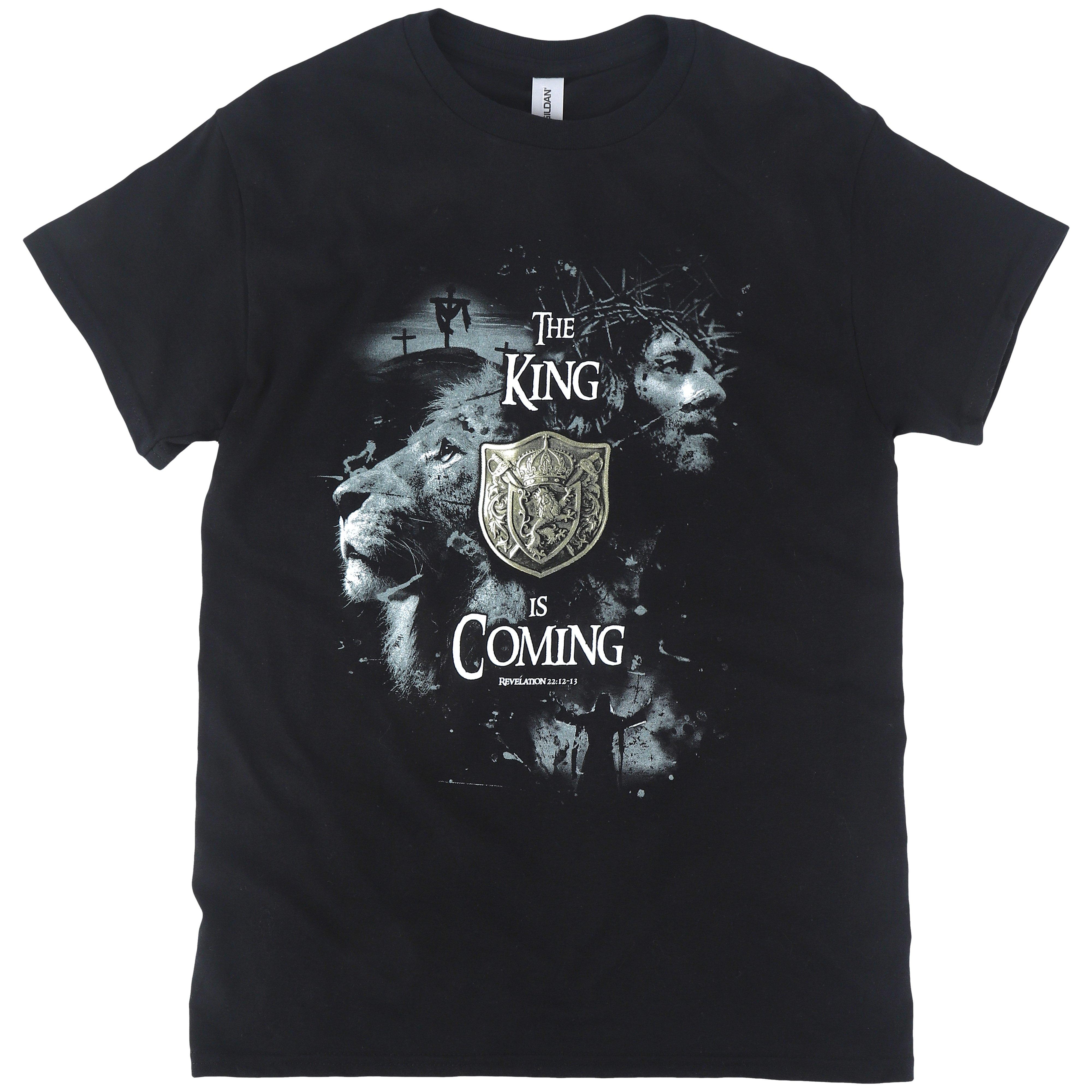 Red Letter 9, Revelation 22:12-13 The King is Coming T-Shirt, S-2XL ...