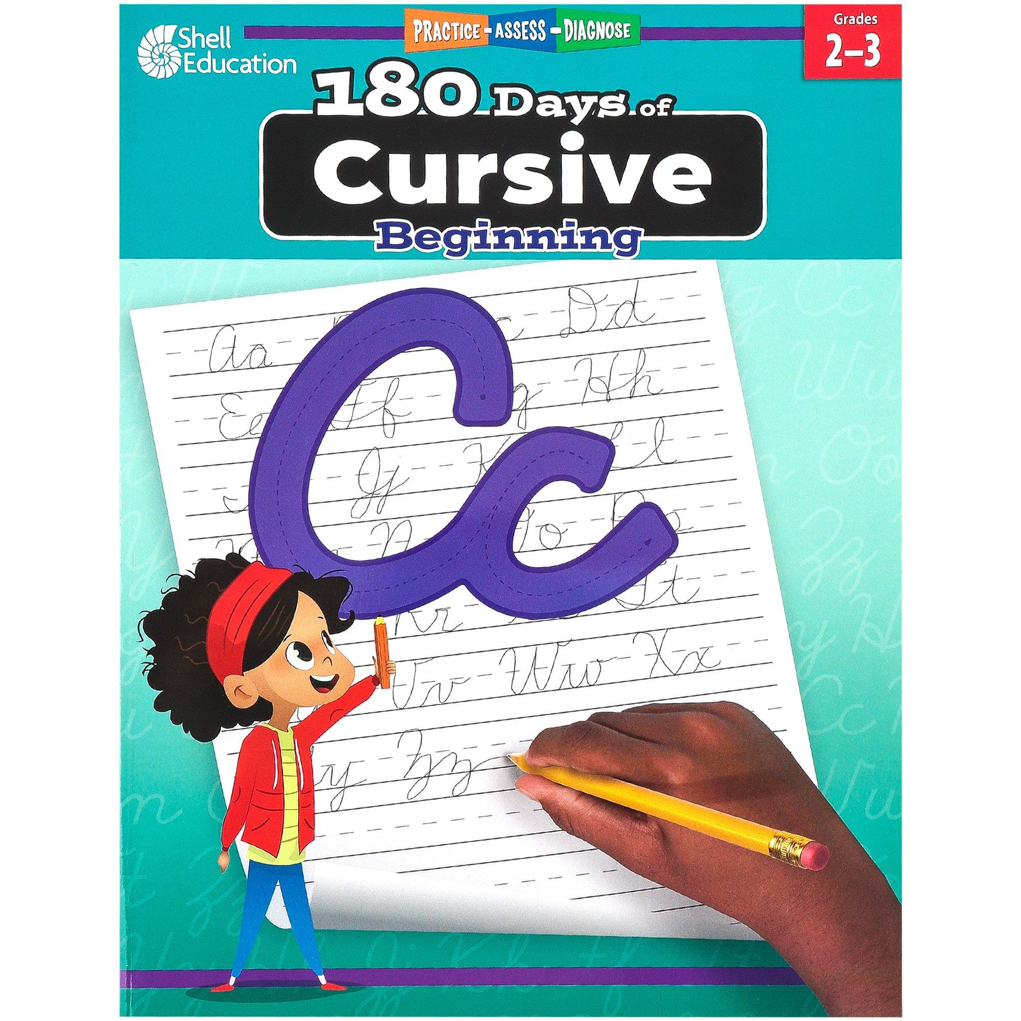 180 Days of Cursive Workbook, Beginning, Grades 2-3 | Mardel | 4123022