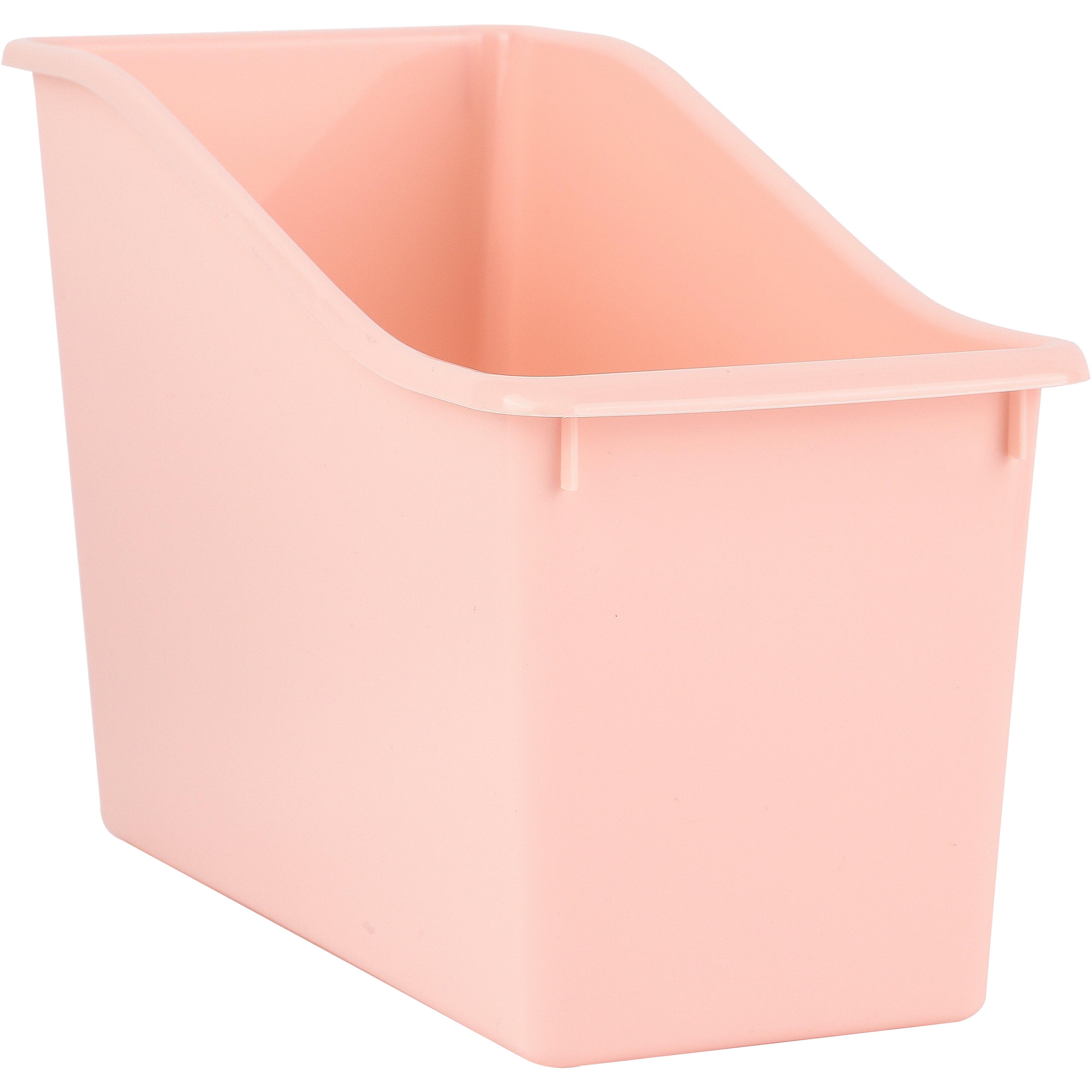 Teacher Created Resources, Plastic Blush Pink Book Bin, 1 Each | Mardel ...