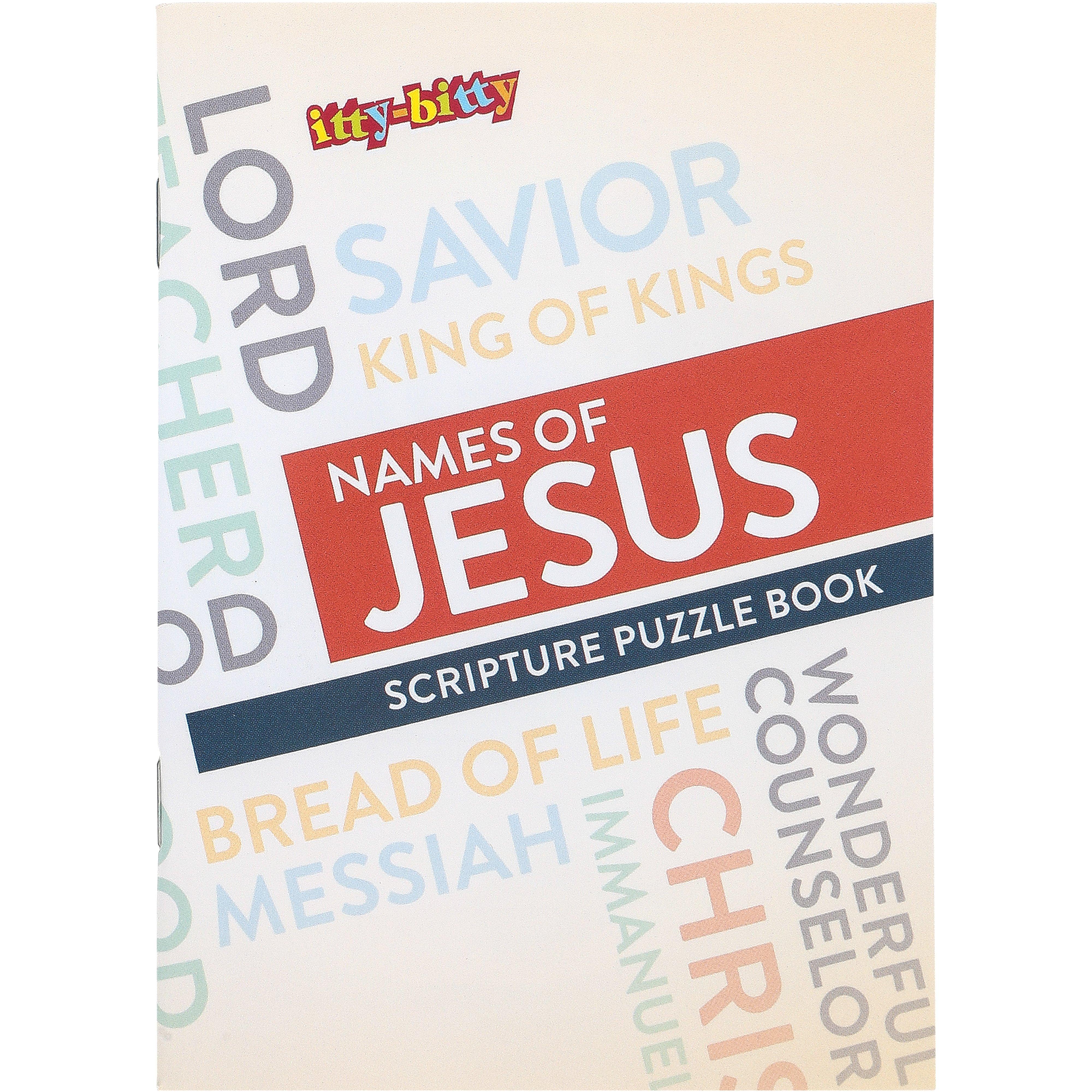 Warner Press, Itty Bitty Names Of Jesus Activity Book, 48 Pages ...