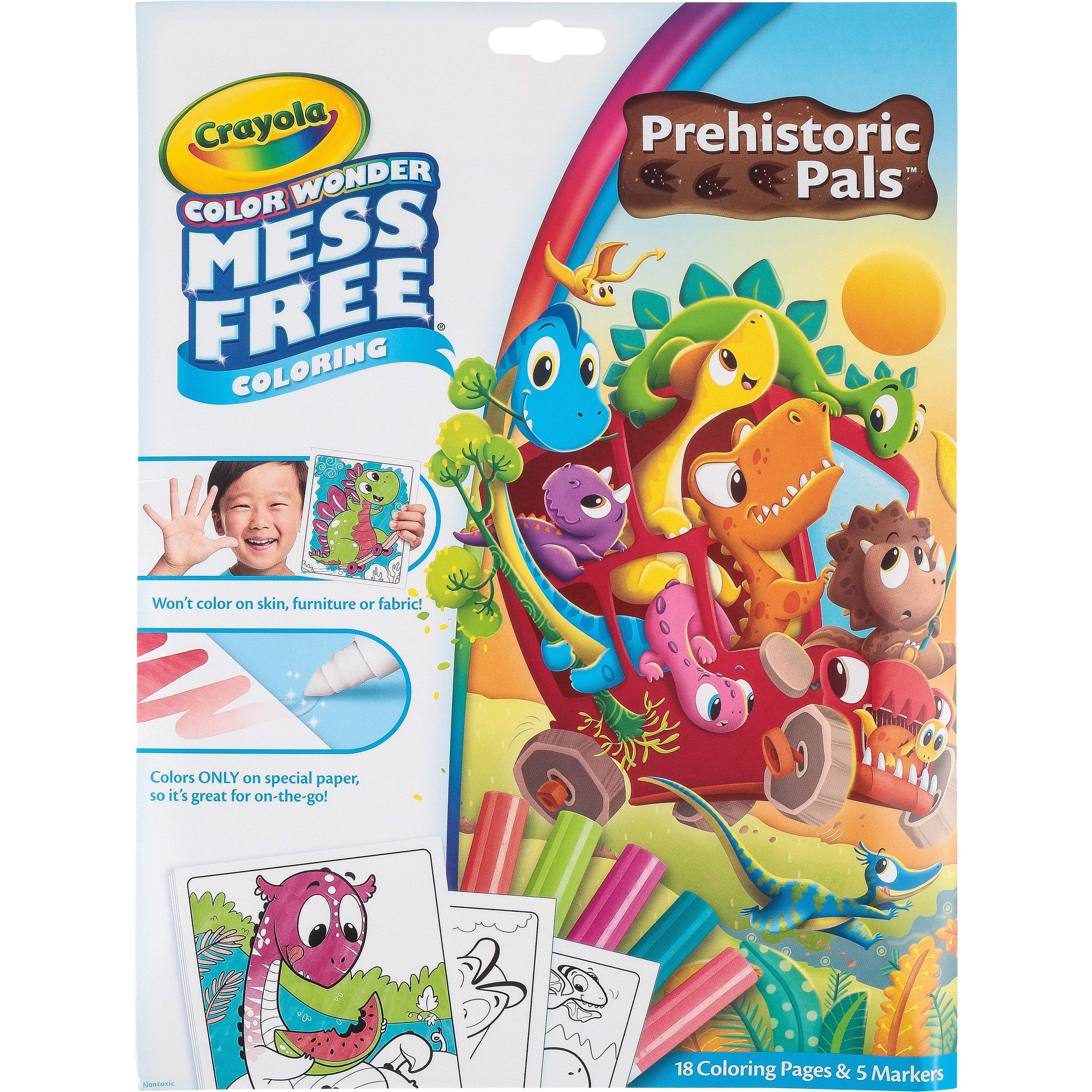 Crayola, Color Wonder Prehistoric Pals Coloring Pages, Ages 3 & Older ...